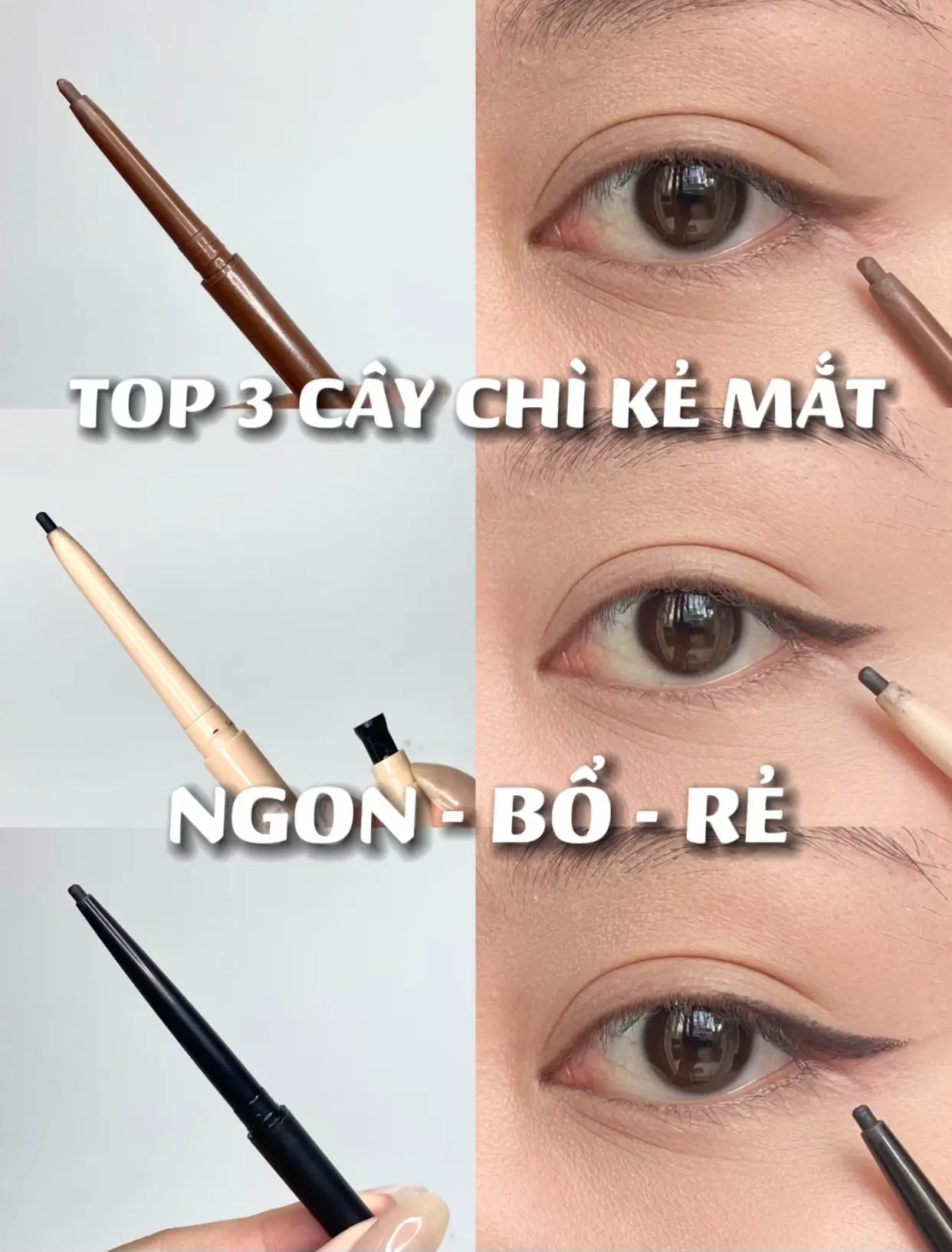Top 3 cây chì kẻ mắt gel NGON BỔ RẺ😍😍 | Gallery posted by Hannie Han ...