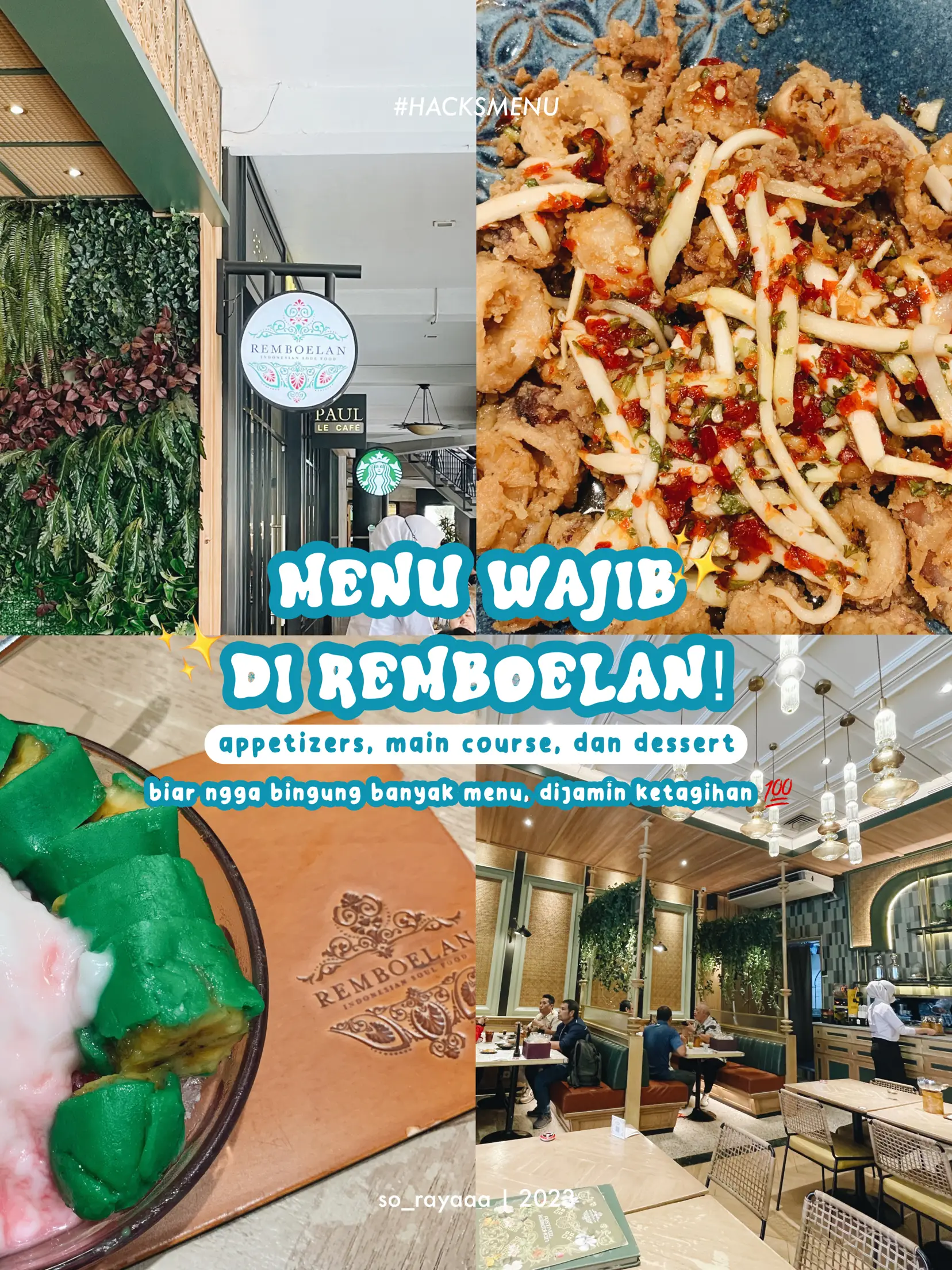 KEBANYAKAN MENU! MAKAN APA DI REMBOELAN? 🤔 | Galeri diposting oleh ...