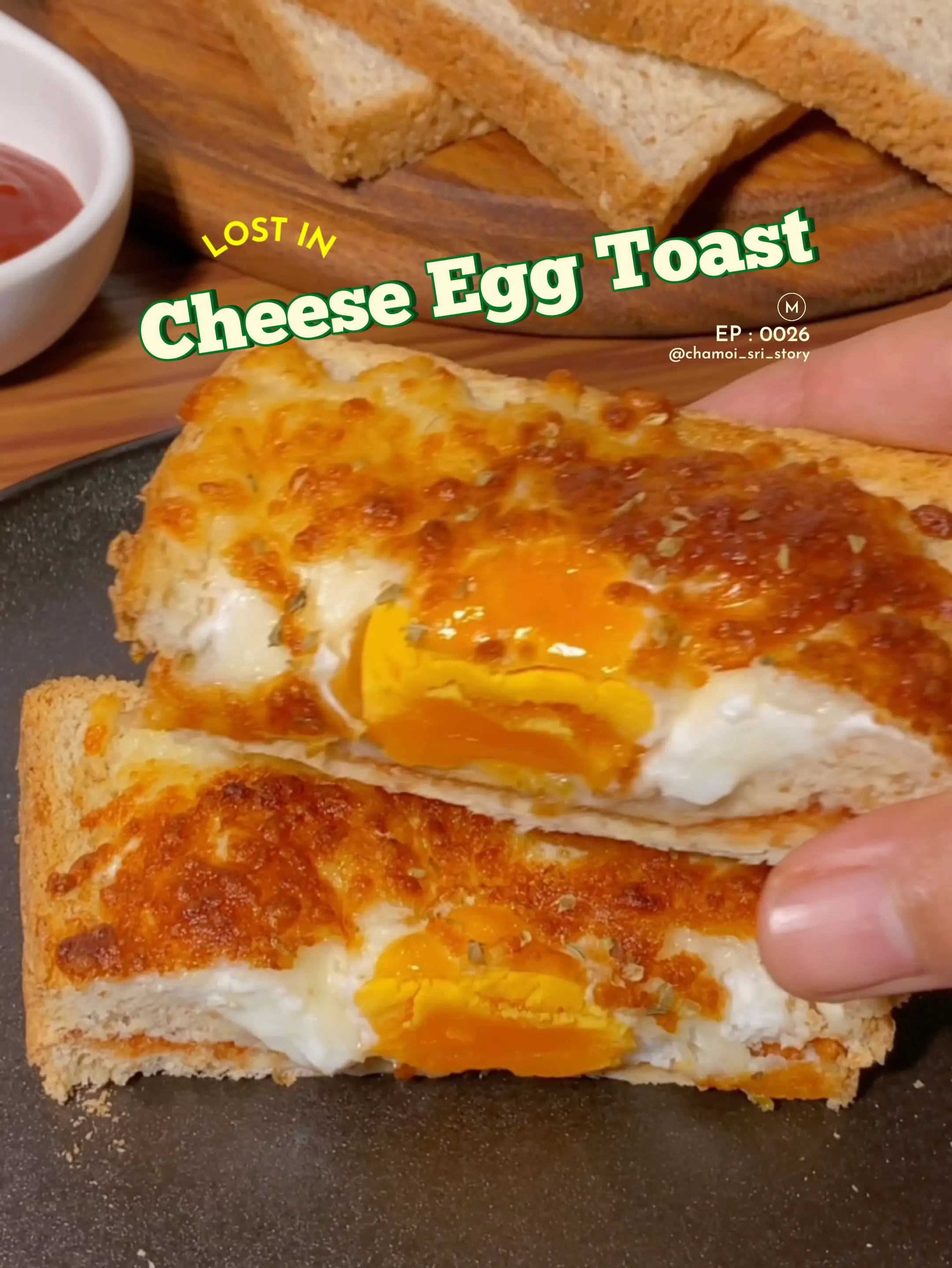 Cheese Egg Toast 🧀🥪 | วิดีโอที่เผยแพร่โดย ชม้อยศรีสตอรี่ | Lemon8