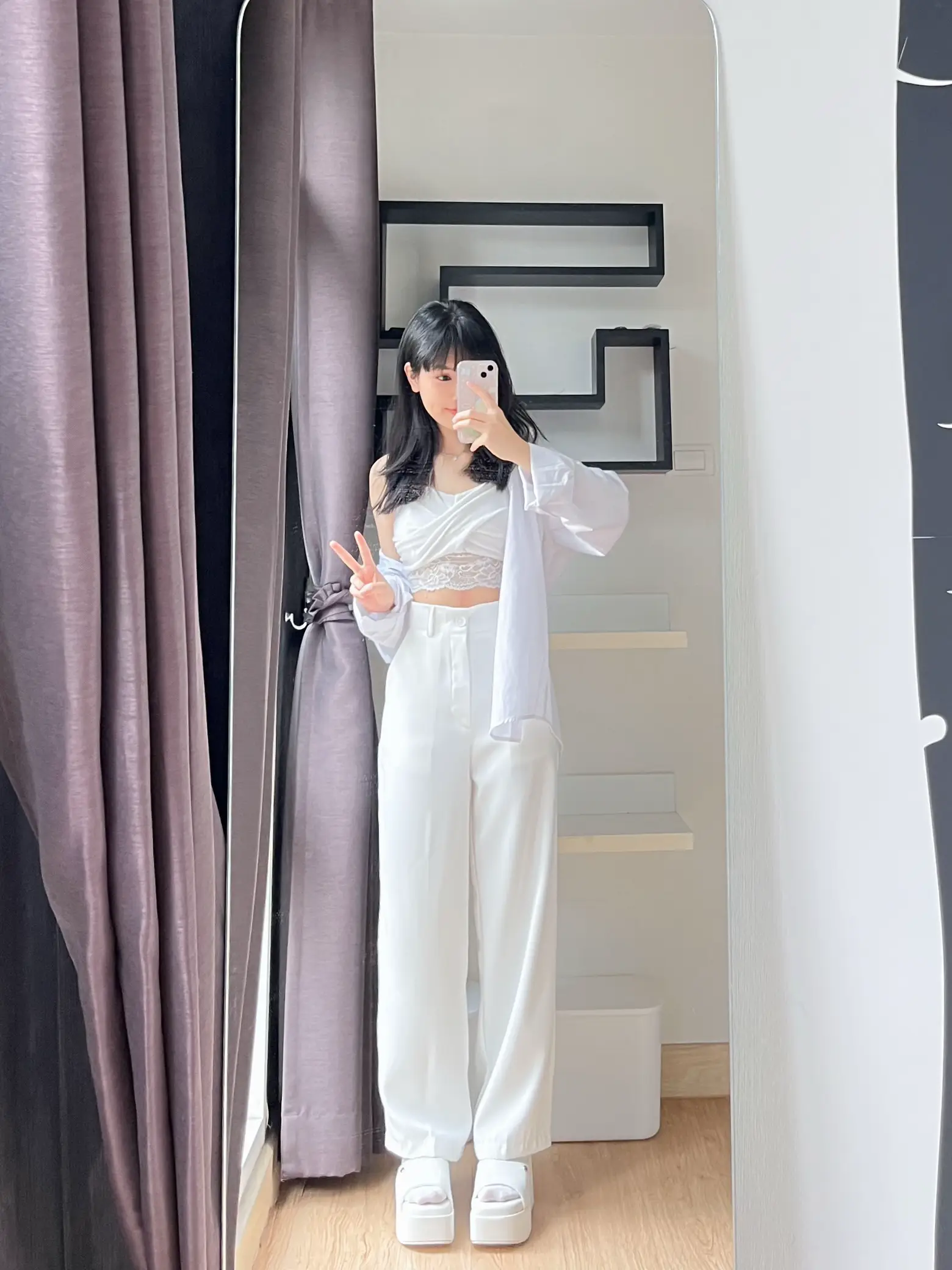 All-White Ootd☁️ฉบับสาว150ซม𓇼เซ็กซี่นิดนึงนะ~! | แกลเลอรีที่โพสต์โดย ...