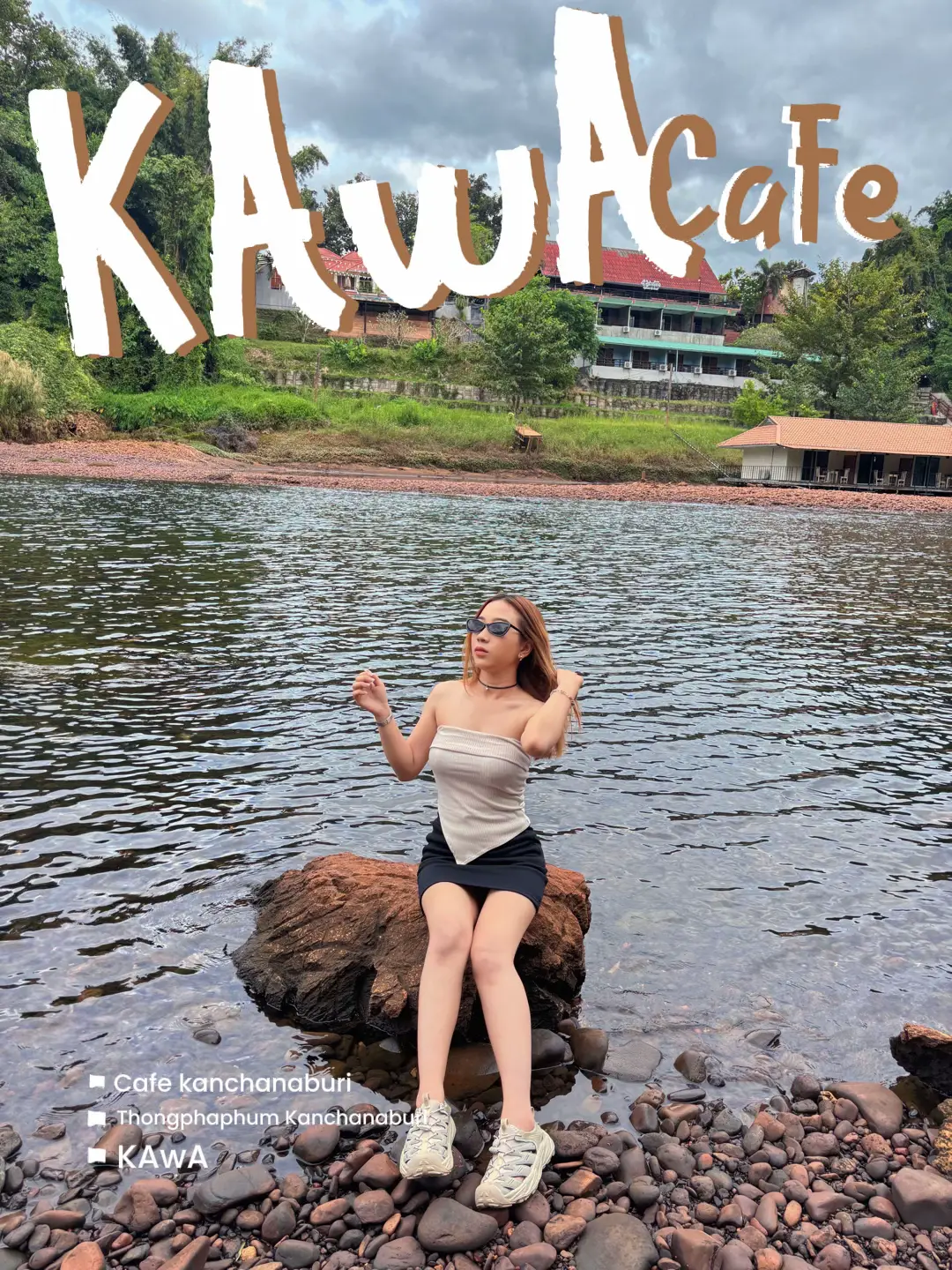 KAwA cafe - คาเฟ่กาญจนบุรี - คาเฟ่ทองผาภูมิ | แกลเลอรีที่โพสต์โดย LOOK JUN | Lemon8