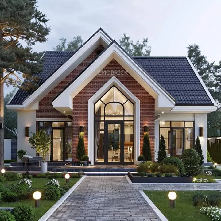 แบบบ้านสวยๆ บ้านอิฐ EMO Brick 3 นอน 2 น้ำ 1.6 ล. | แกลเลอรีที่โพสต์โดย ...