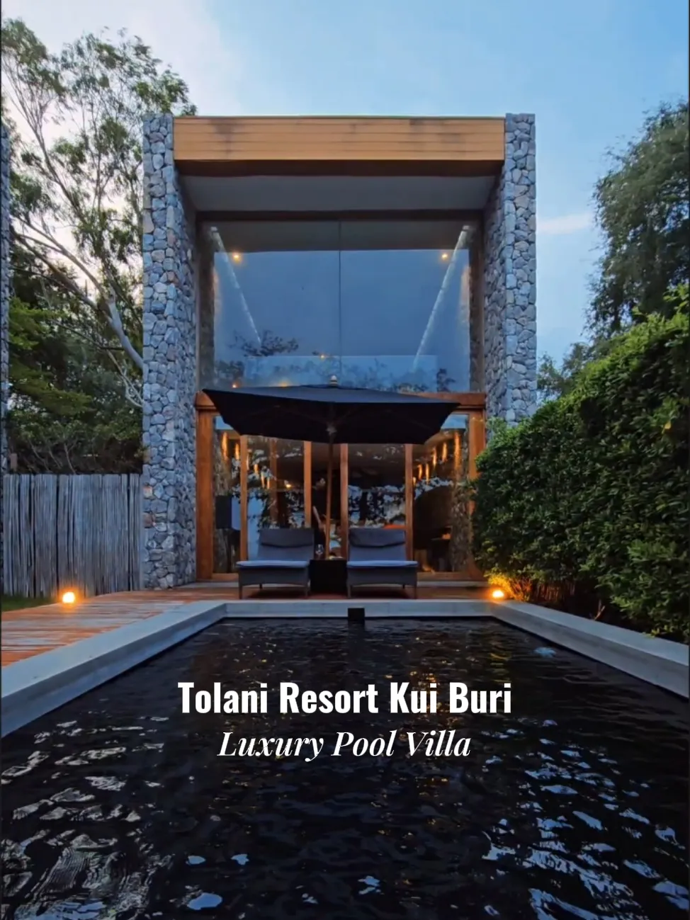 🌿Luxury Pool Villa - Tolani Resort Kui Buri | วิดีโอที่เผยแพร่โดย เช็ค ...