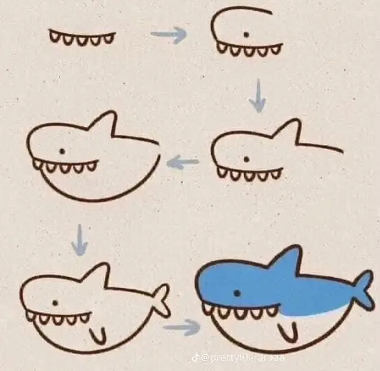 Cara menggambar lucu 🥰 | Galeri diposting oleh devyarzka | Lemon8