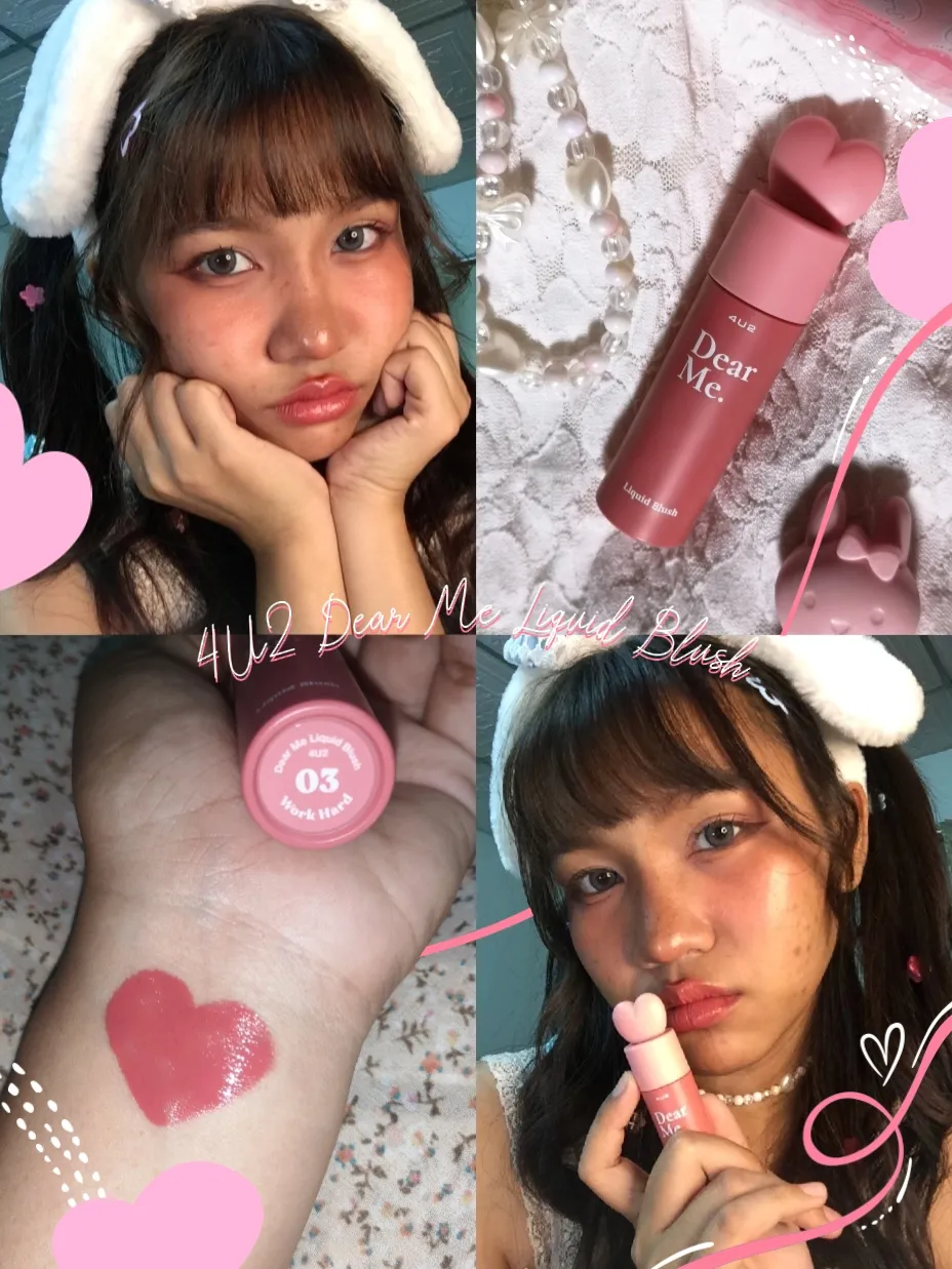 4U2 Dear Me บลัชหูกระต่ายสีสุดน่ารัก🐰 | แกลเลอรีที่โพสต์โดย MeloMoody | Lemon8