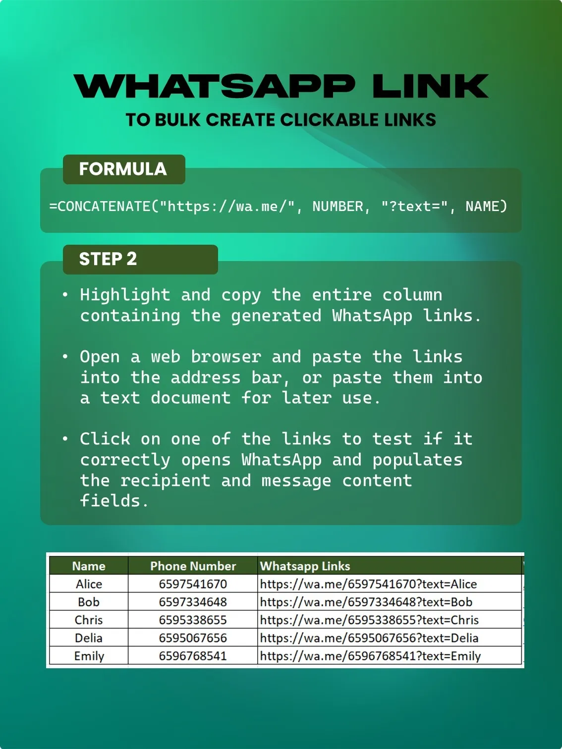 Create WhatsApp Links without saving contacts 🏝 | Galeri disiarkan oleh ...