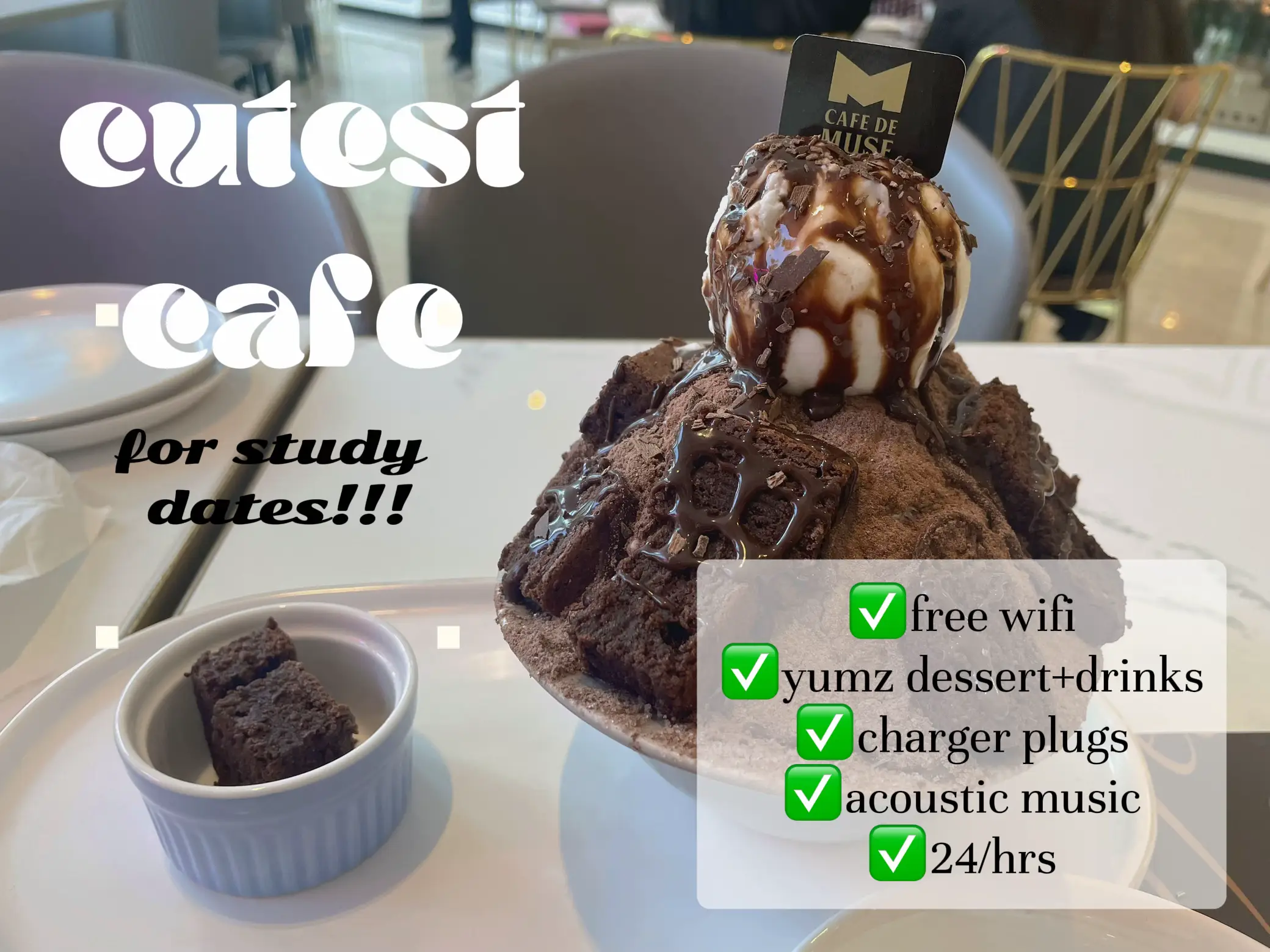 cafe de muse is perfect for study dates! | Gallery posted by yanyan