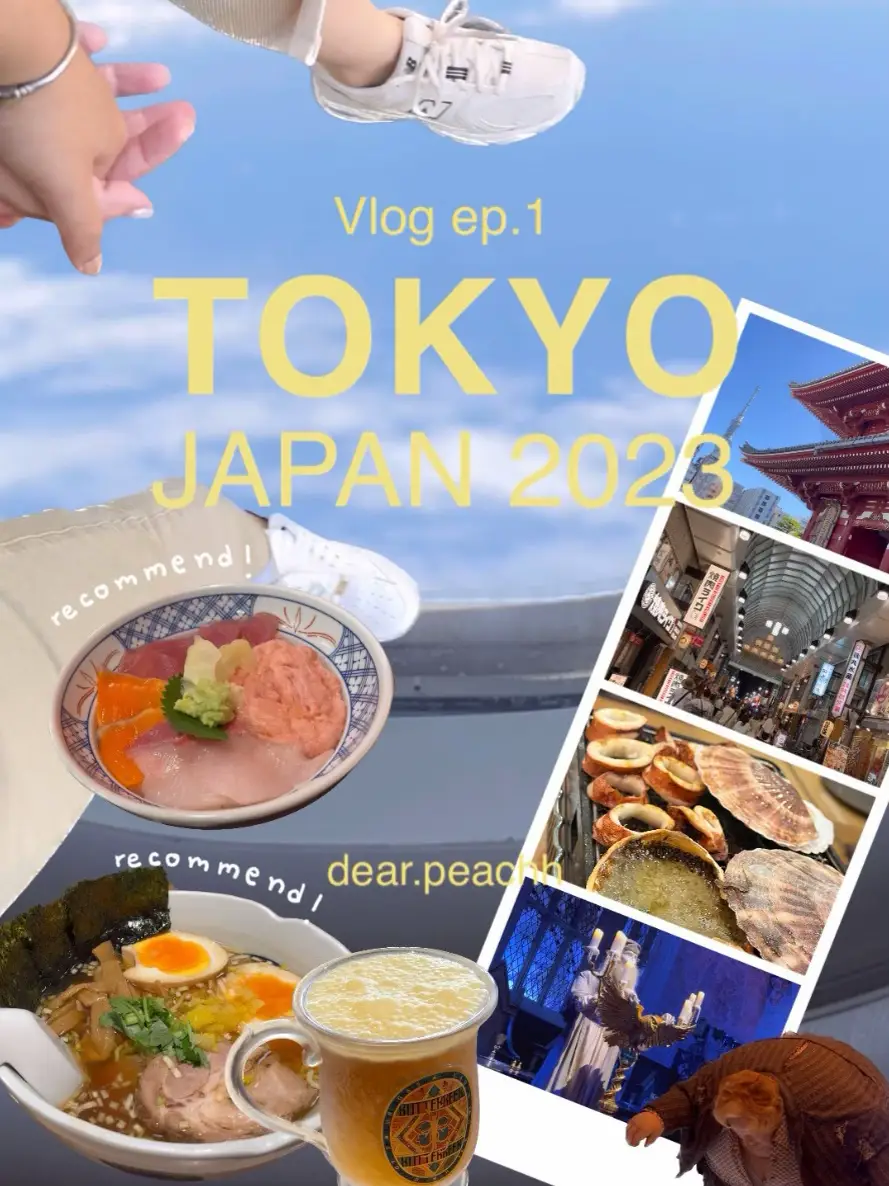 Tokyo, Japan 2023 ️🌤️ | วิดีโอที่เผยแพร่โดย dear.peachh | Lemon8