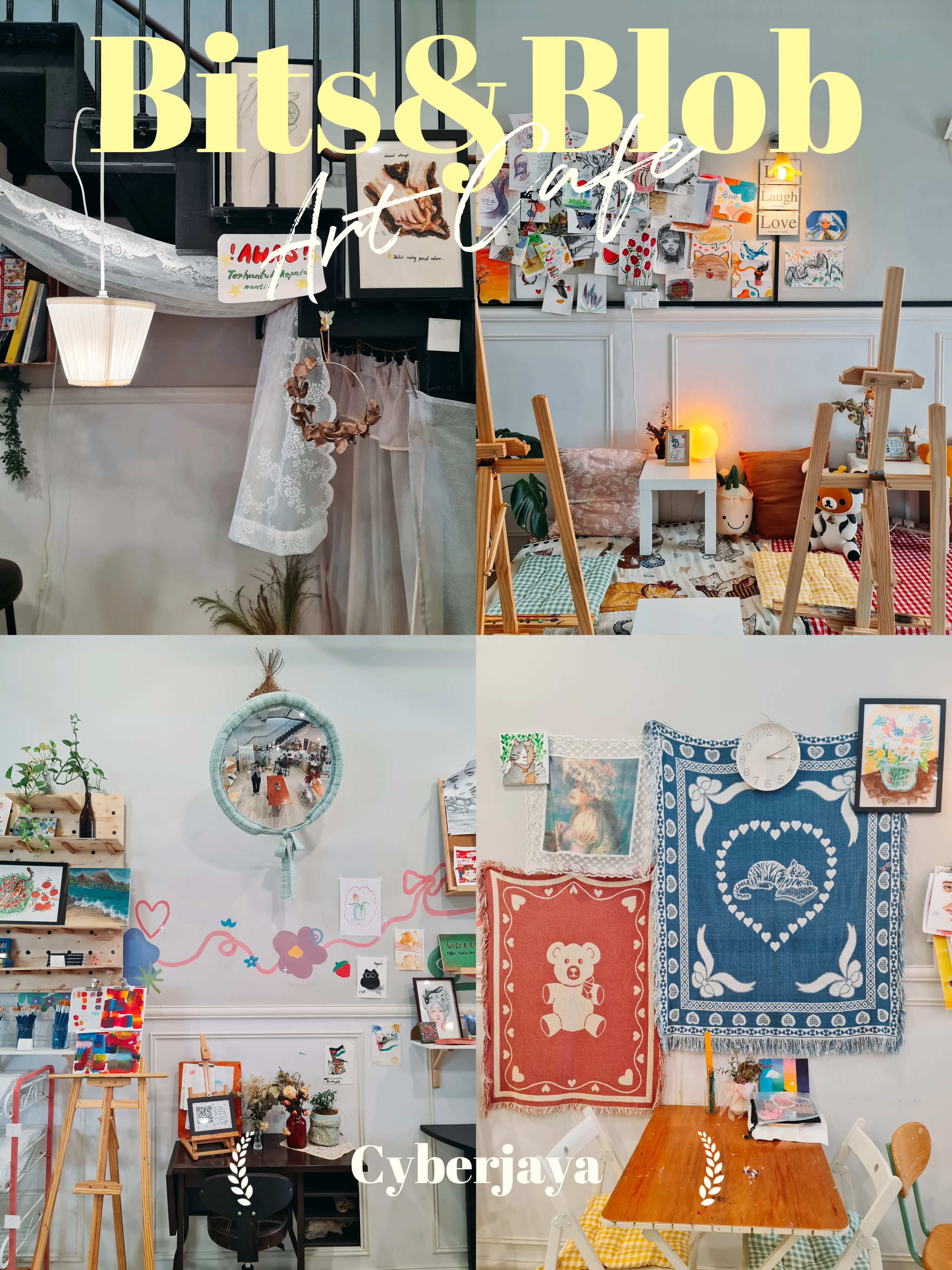 Bits&Blob art cafe in Tamarind Square Cyberjaya 🎨☕ | Galeri disiarkan ...