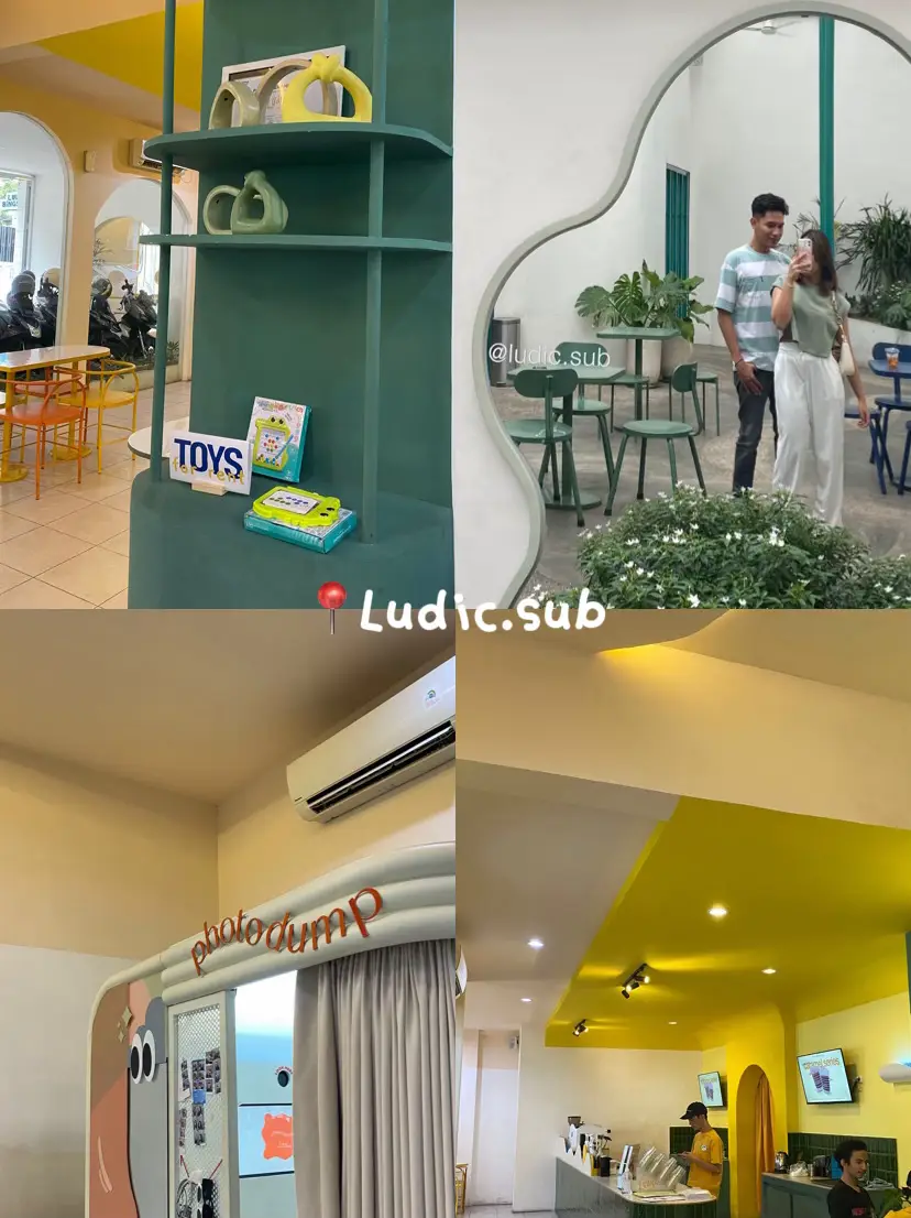 🎀REKOMENDASI CAFFE HITS SURABAYA🎀 📍Ludic.sub | Galeri diposting oleh mayy | Lemon8