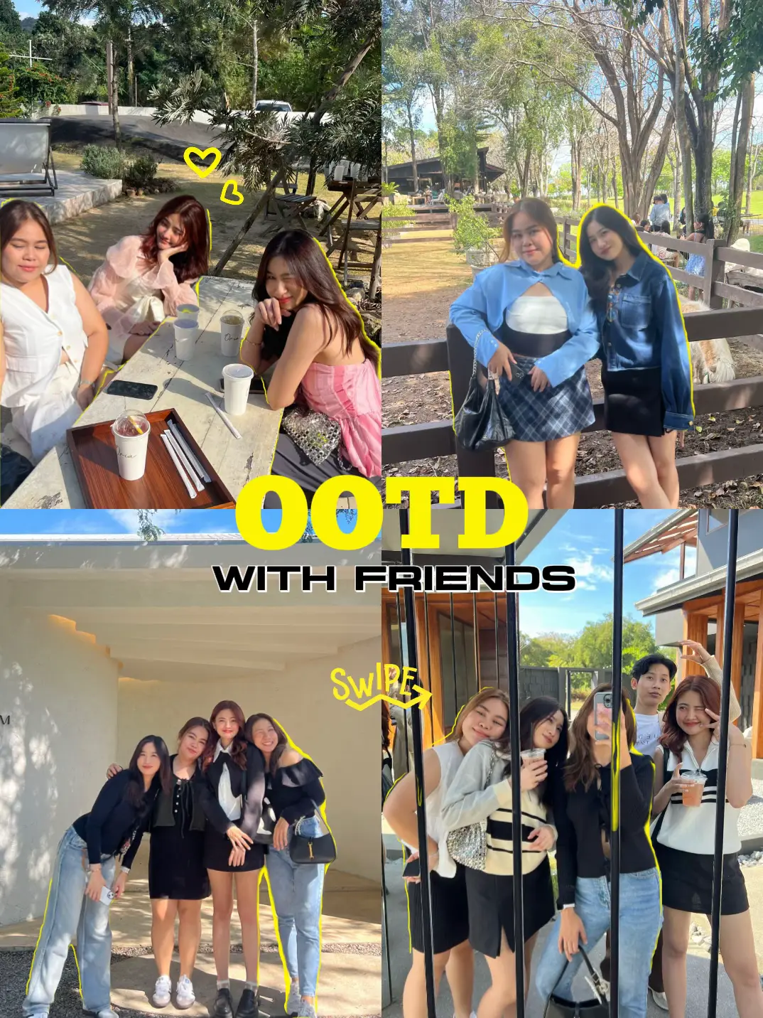 OOTD แชร์ไอเดียแต่งตัวไปเขาใหญ่ กะผองเพื่อน 🫶🏻 | แกลเลอรีที่โพสต์โดย เที่ยวไปเรื่อย | Lemon8