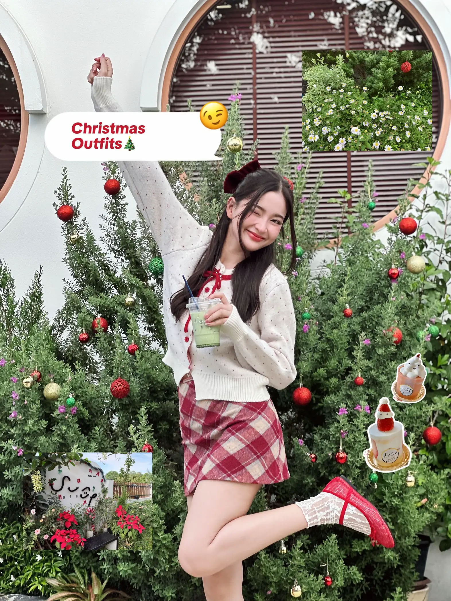 Elf_OOTD 06 : It’s timeee! to Christmas🎄🎀 | แกลเลอรีที่โพสต์โดย Elf | Lemon8