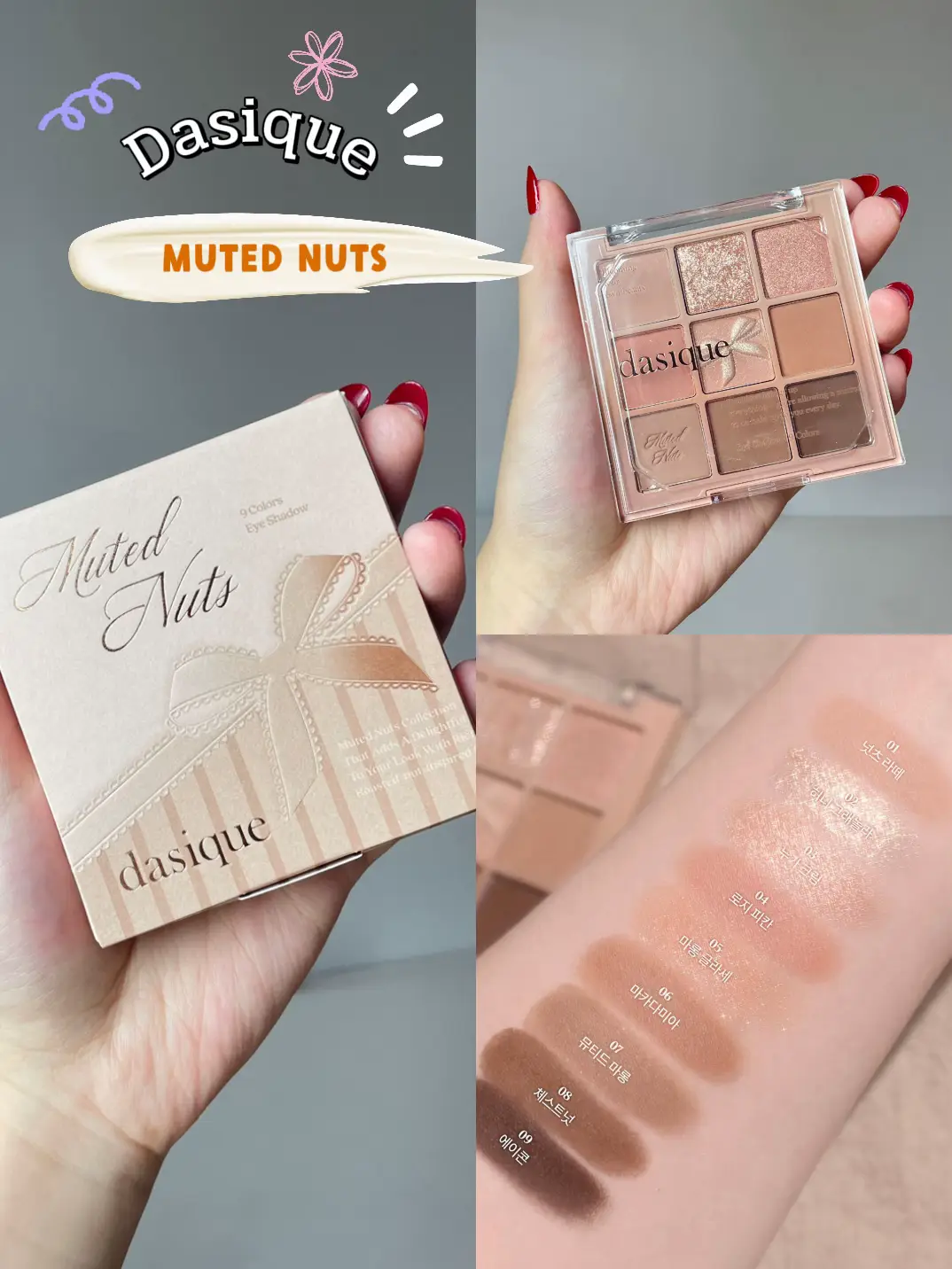 Dasique shadow palette สีล่าสุดด💖 | แกลเลอรีที่โพสต์โดย 𝚸𝖗𝖎ო♥ | Lemon8