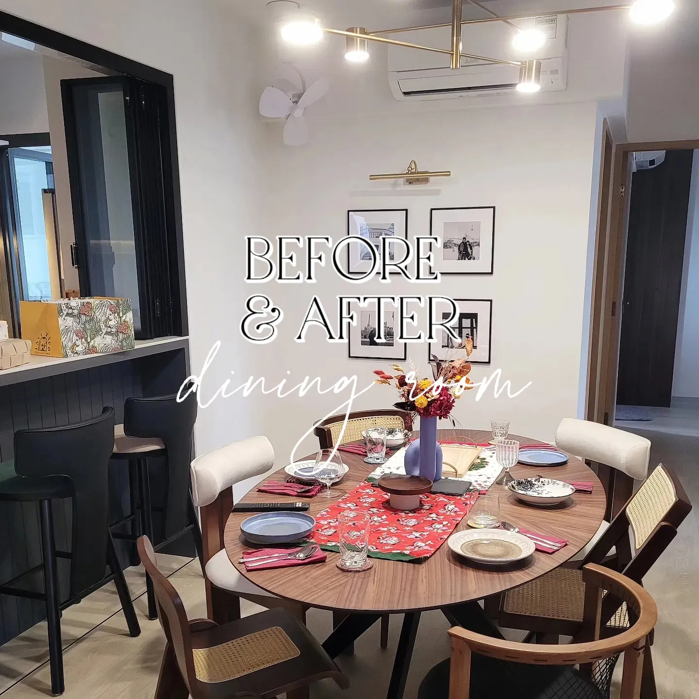 dining room before and after transformation | Gallery posted by quanjiafuhome | Lemon8