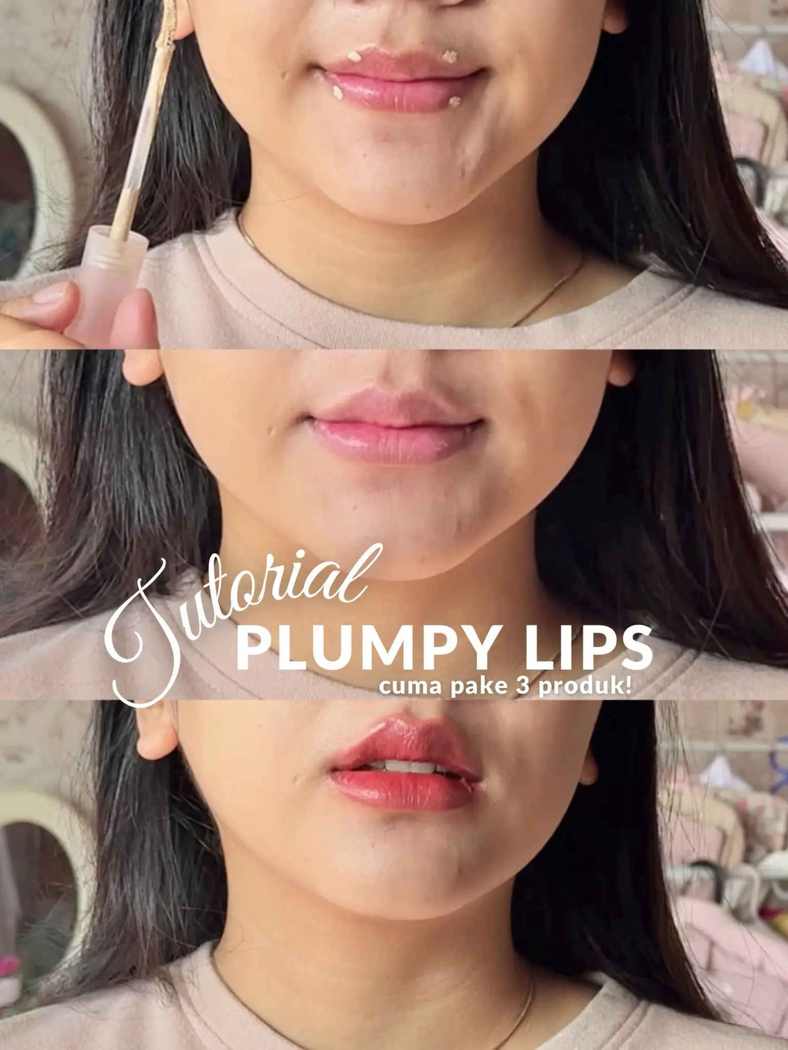 👄PLUMPY LIPS TUTORIAL👄 | Video dipublikasikan oleh eris wretikan | Lemon8