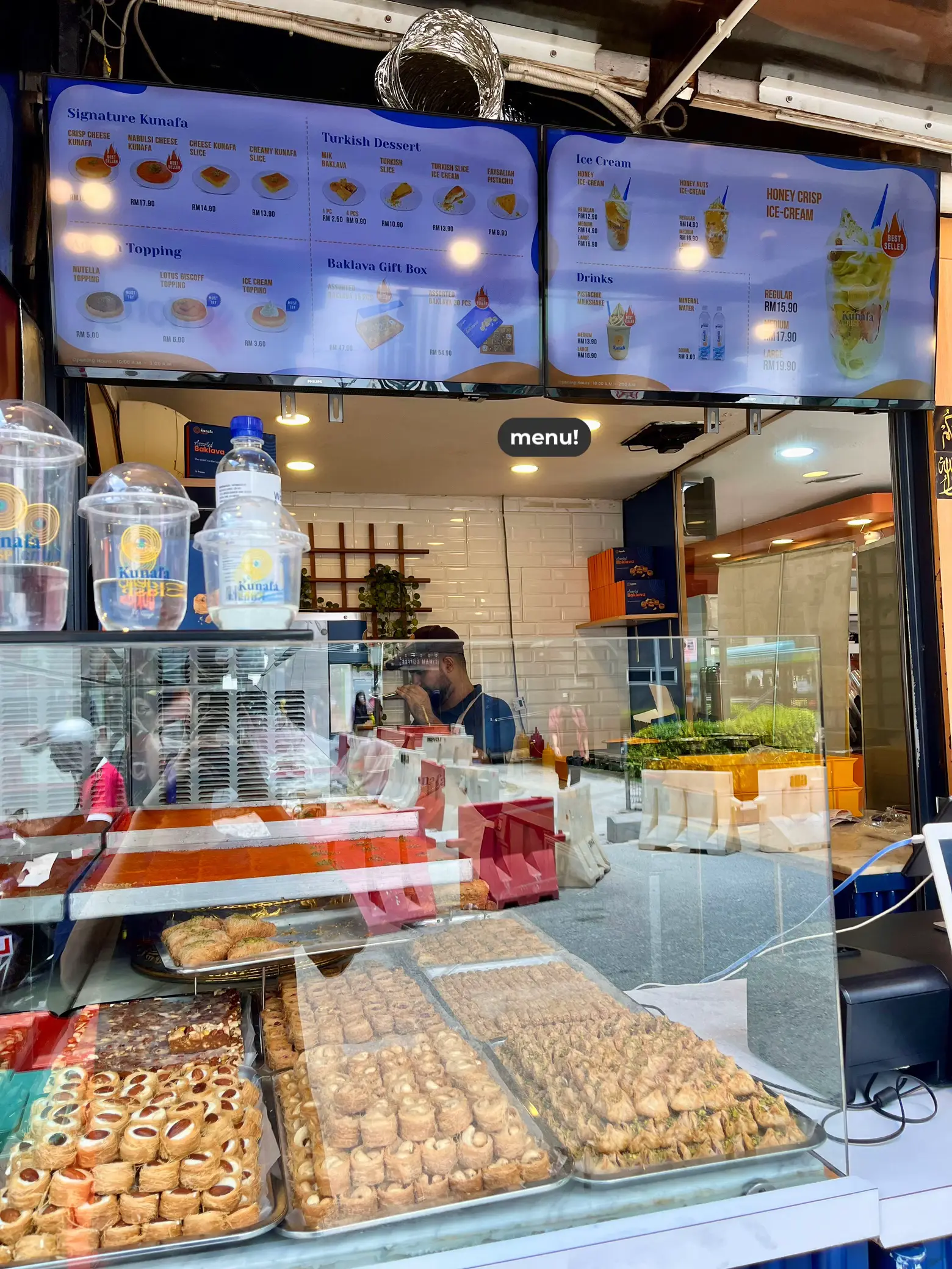 $3 pistachio ice-cream w toppings 🍦 | kunafa crisp | Gallery posted by ...