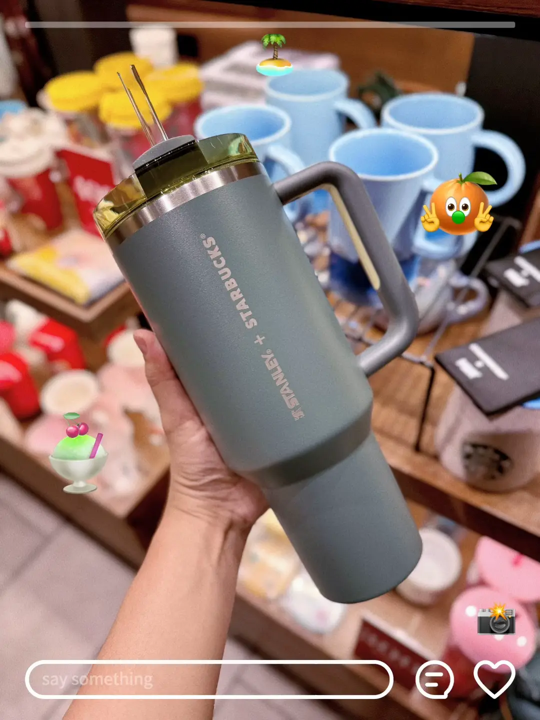แก้ว Starbucks Ash STANLEY Collection🛍️ | วิดีโอที่เผยแพร่โดย วิถีของโอ ...