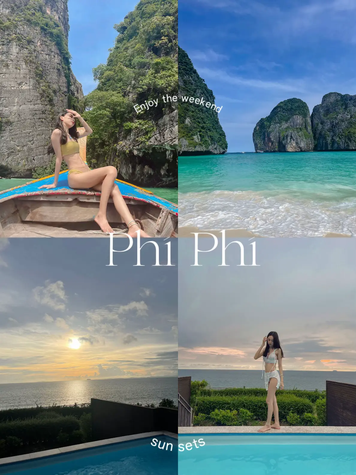 Phi Phi 🏝 สวยจนใจเจ็บบบบบ🥹 | แกลเลอรีที่โพสต์โดย Night | Lemon8