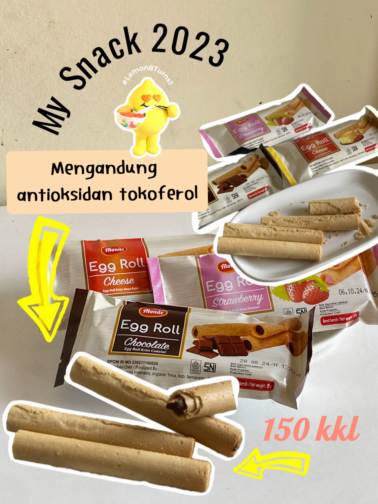 EGG ROLL SNACK FAVORITE 2023 | Galeri diposting oleh InternalGlow | Lemon8