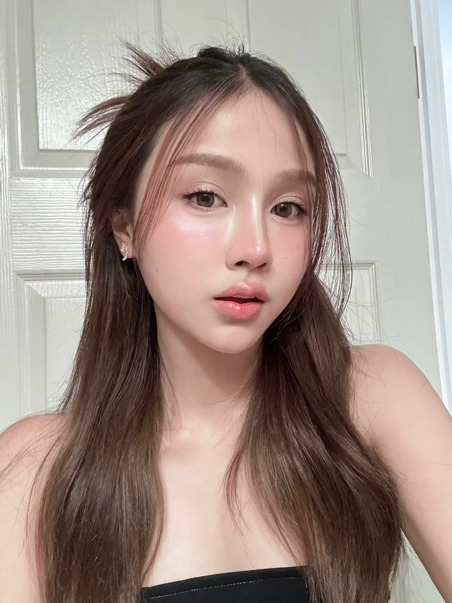 Complete look ด้วยต่างหูสุดน่ารัก🎀🤍 | แกลเลอรีที่โพสต์โดย Achareeya P. | Lemon8