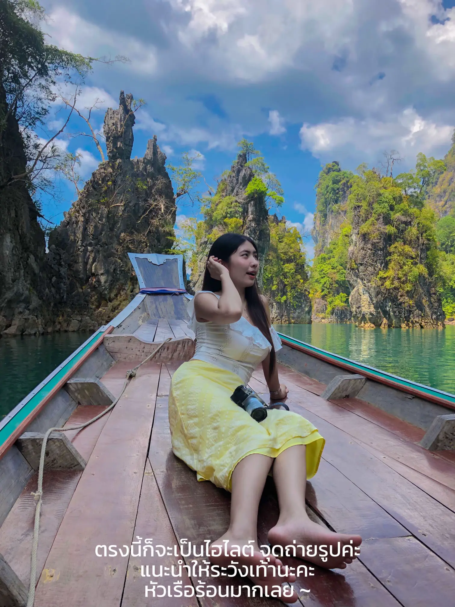 Khao Sok ล่องเรือเที่ยวเขื่อนรัชชประภา | แกลเลอรีที่โพสต์โดย Sujinun_Jik | Lemon8