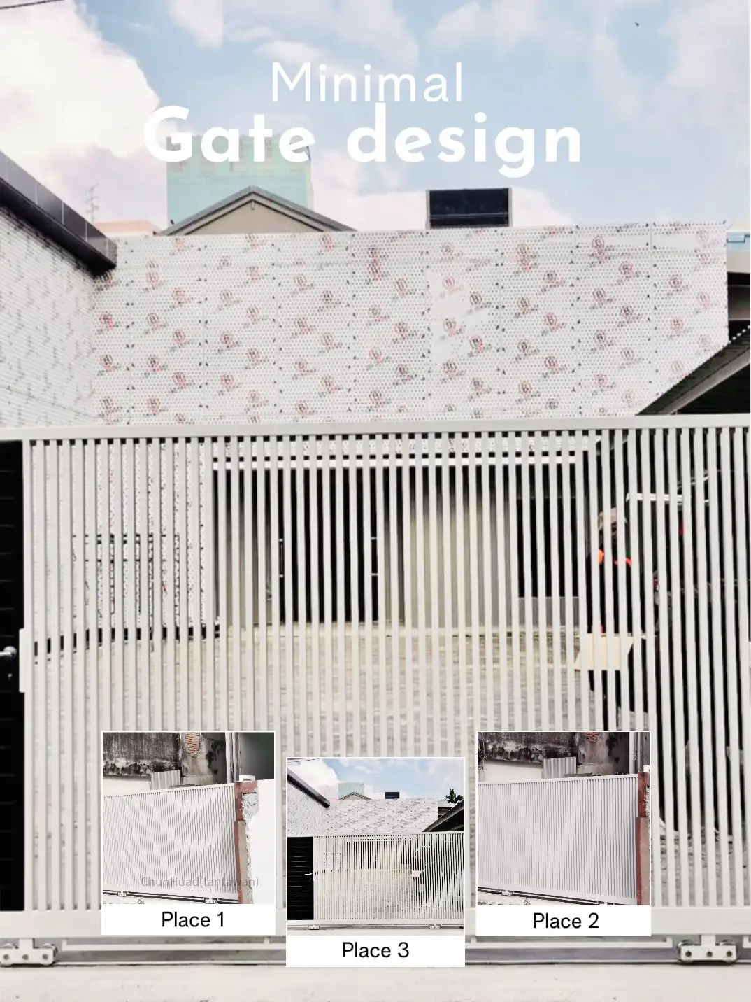 Minimal gate | แกลเลอรีที่โพสต์โดย Ao Onanong | Lemon8