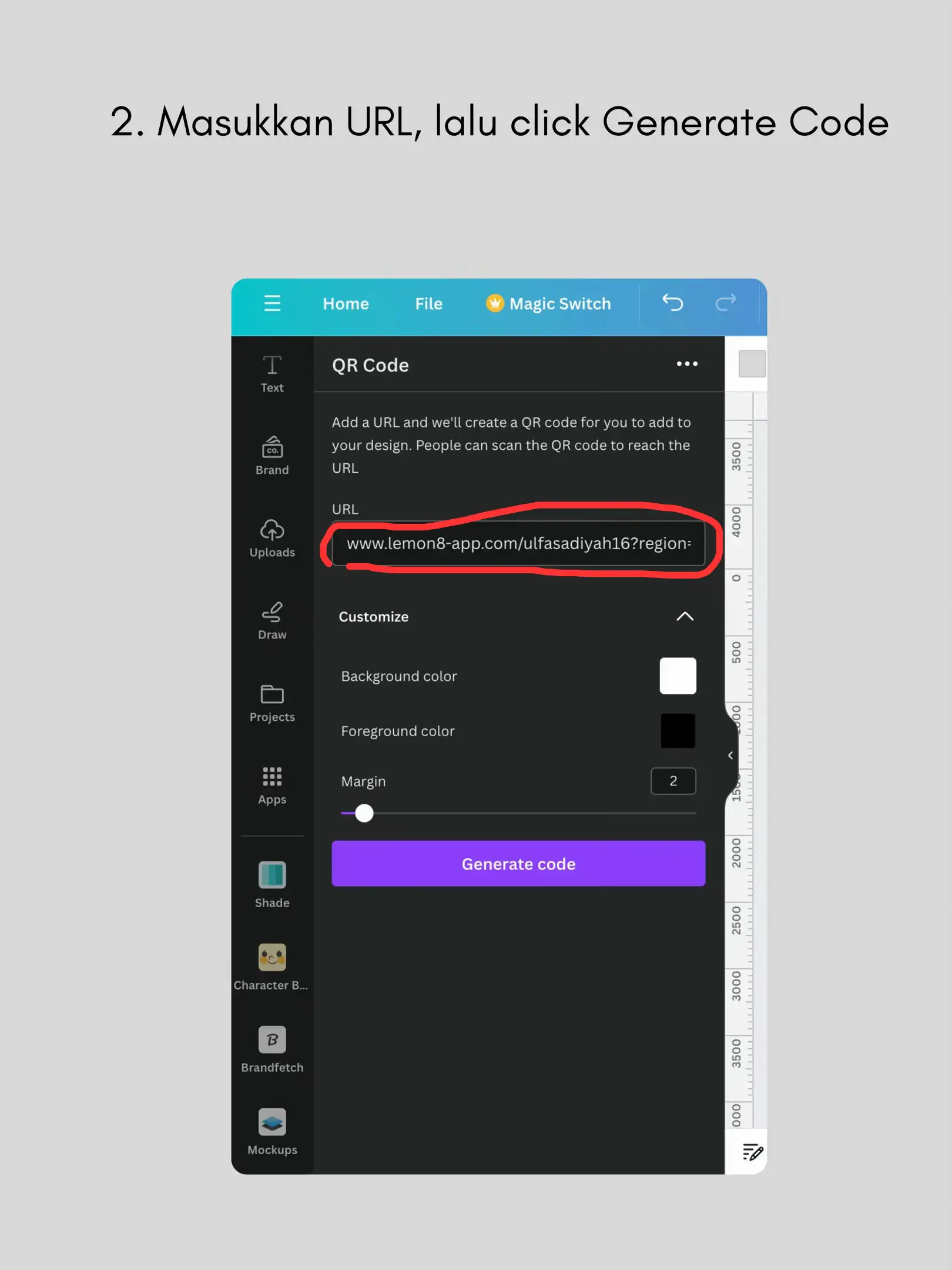 template qr code bank - Carian Lemon8