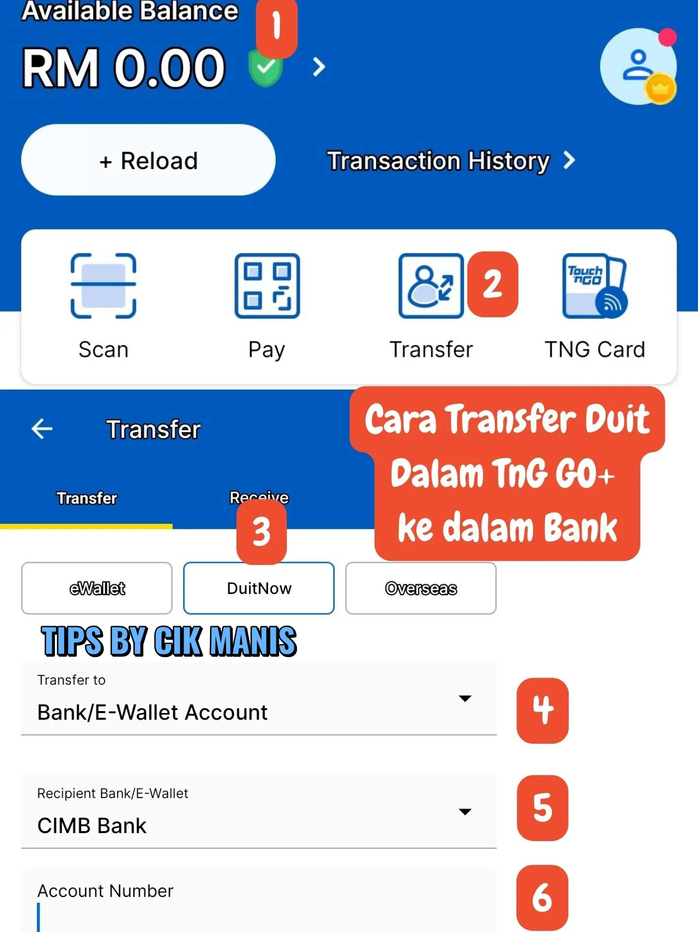 CARA MUDAH KELUARKAN DUIT DARI TNG GO+ KE BANK | Galeri disiarkan oleh Cik Manis | Lemon8