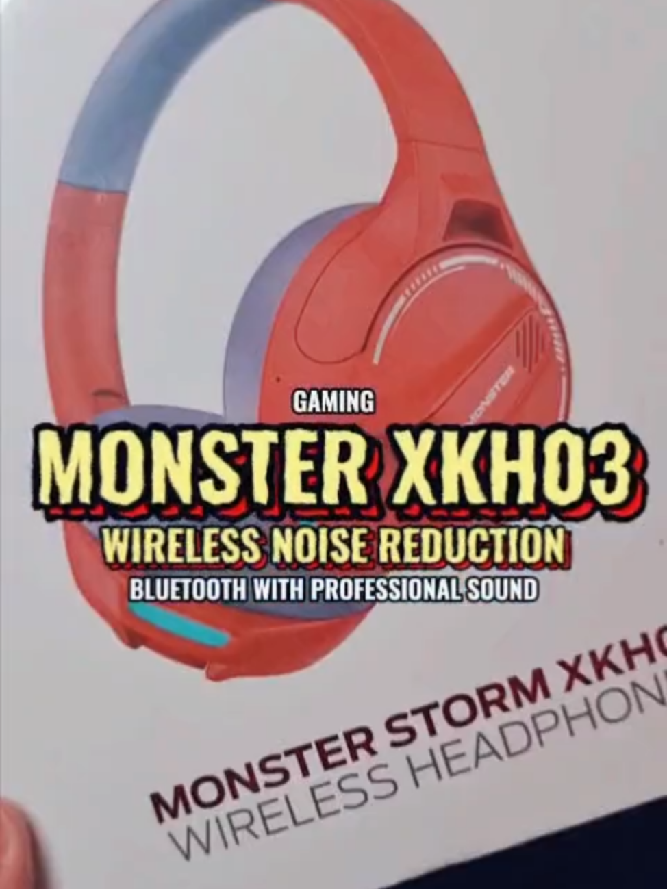 MONSTER XKH03 WIRELESS GAMING HEADPHONE | Video published by ⭐️Bibipew⭐ ...