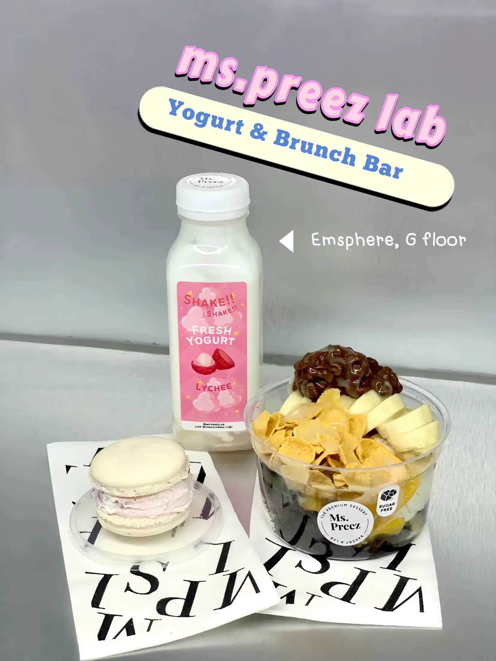 ms.preez lab มีที่ emsphere แล้วน้า 🍋 สายโยเกิร์ตห้ามพลาดด | แกลเลอรีที่โพสต์โดย mewsmee | Lemon8