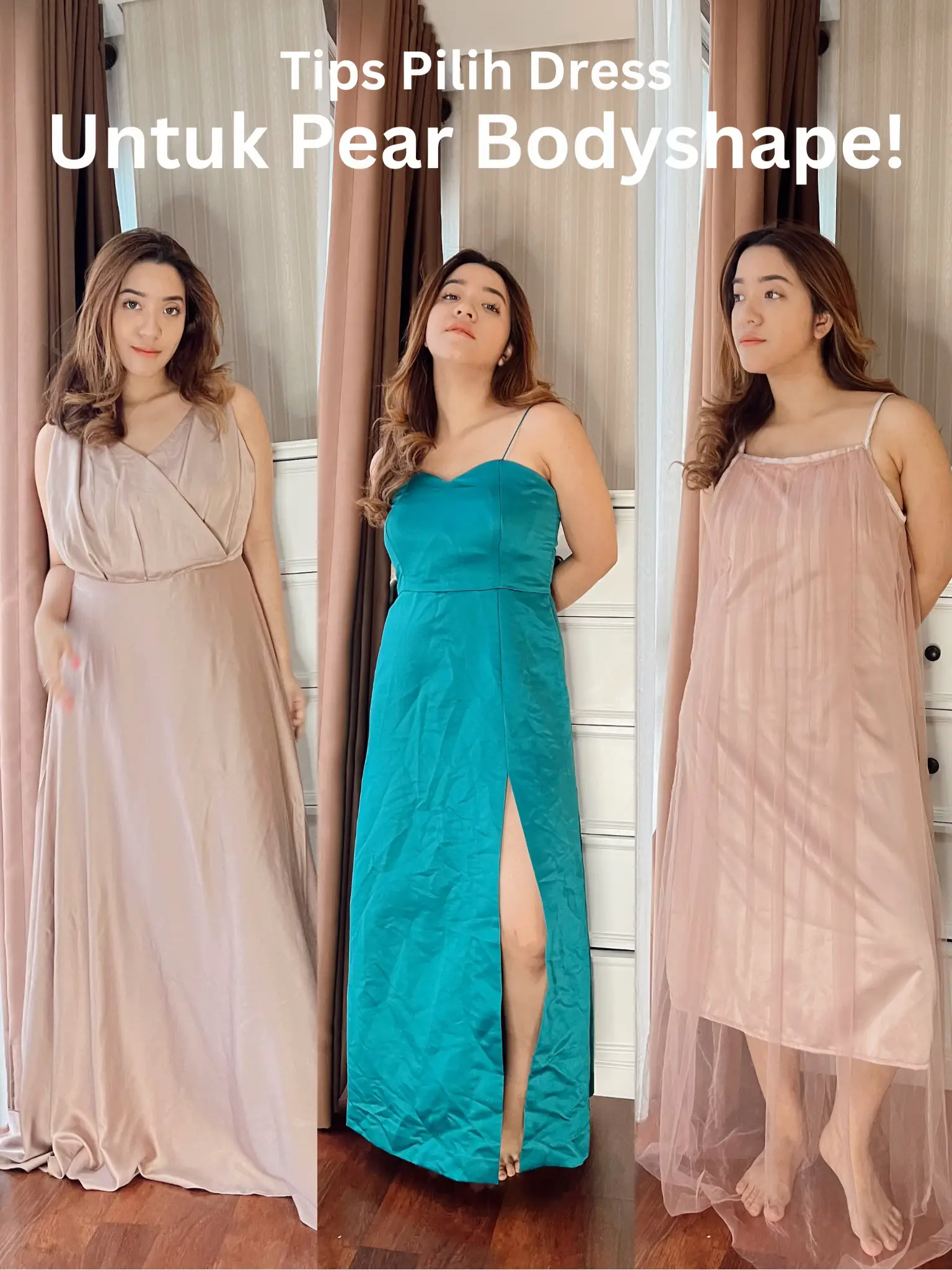 Tips Pilih Dress untuk Pear bodyshape! | Video diterbitkan oleh karishaizzati | Lemon8