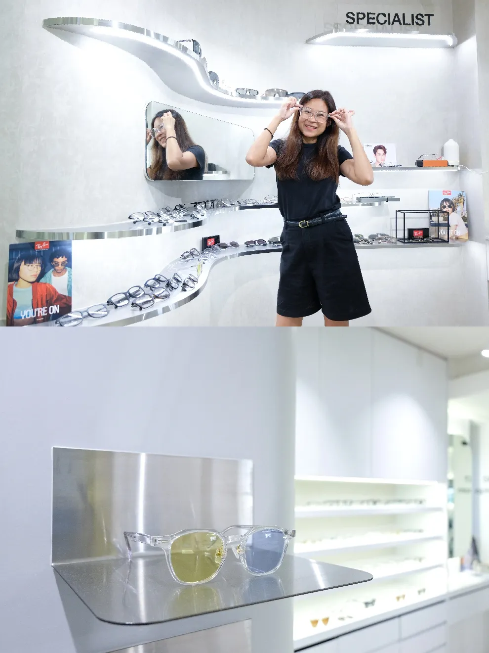 รีวิวร้านตัดแว่นฟีลคาเฟ่ เปิด 24 ชั่วโมง👓 | แกลเลอรีที่โพสต์โดย LA-WANder | Lemon8