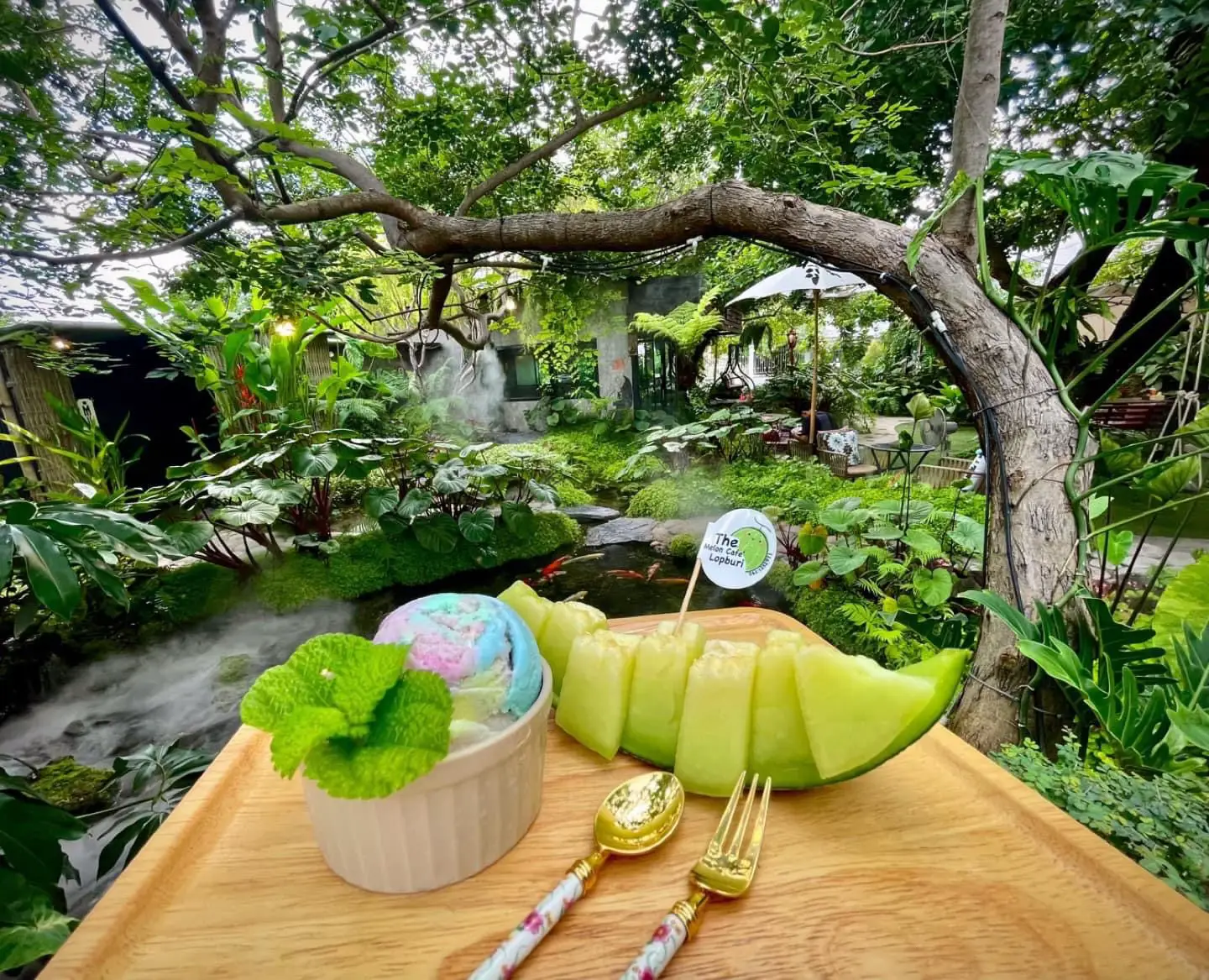 คาเฟ่ลพบุรี😍🥰 | แกลเลอรีที่โพสต์โดย the melon cafe | Lemon8