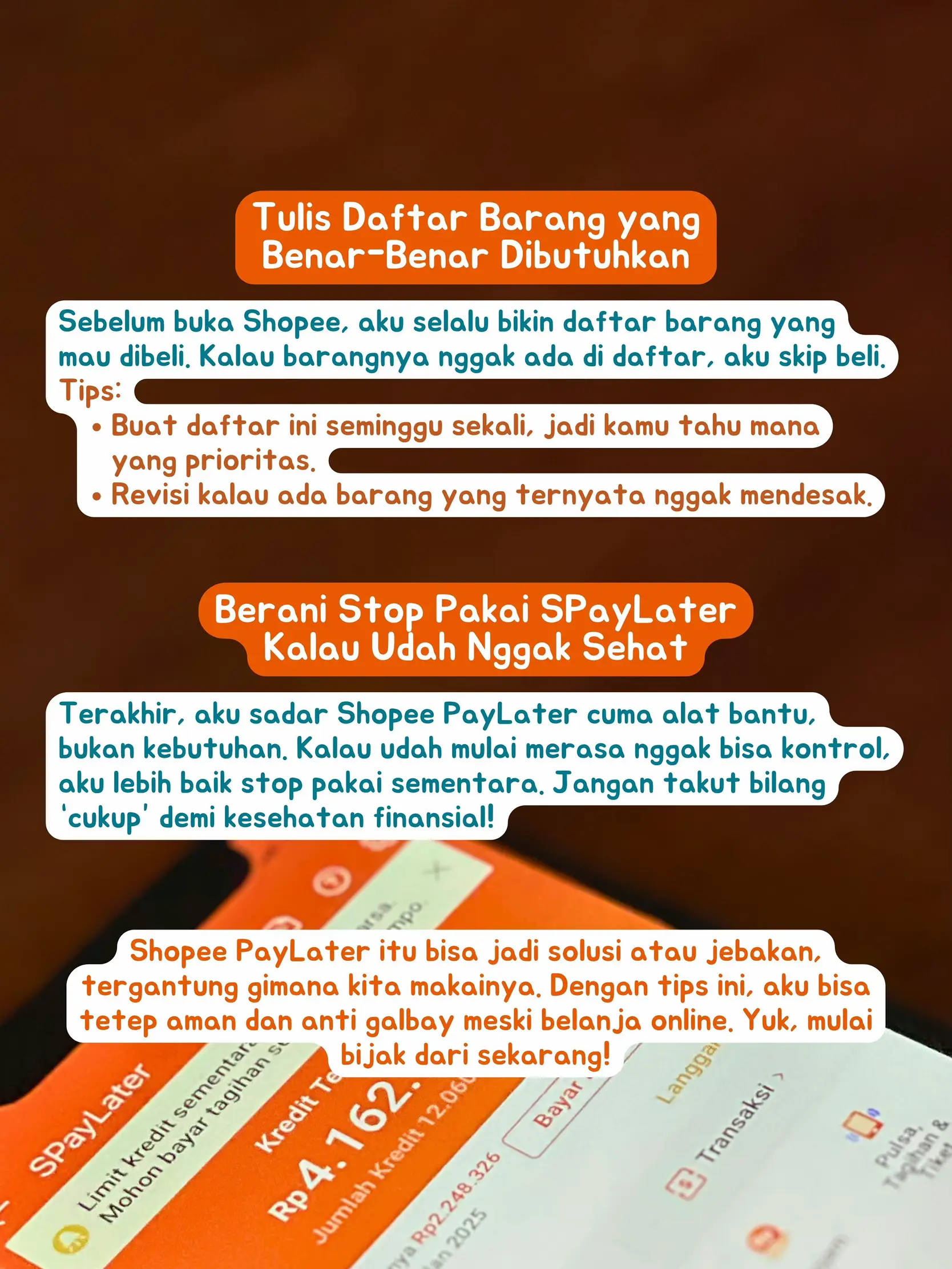 Jangan Sampe Galbay Shopee PayLater ‼️ Ini Caranya👌🏼 | Galeri diposting oleh Mod | Lemon8