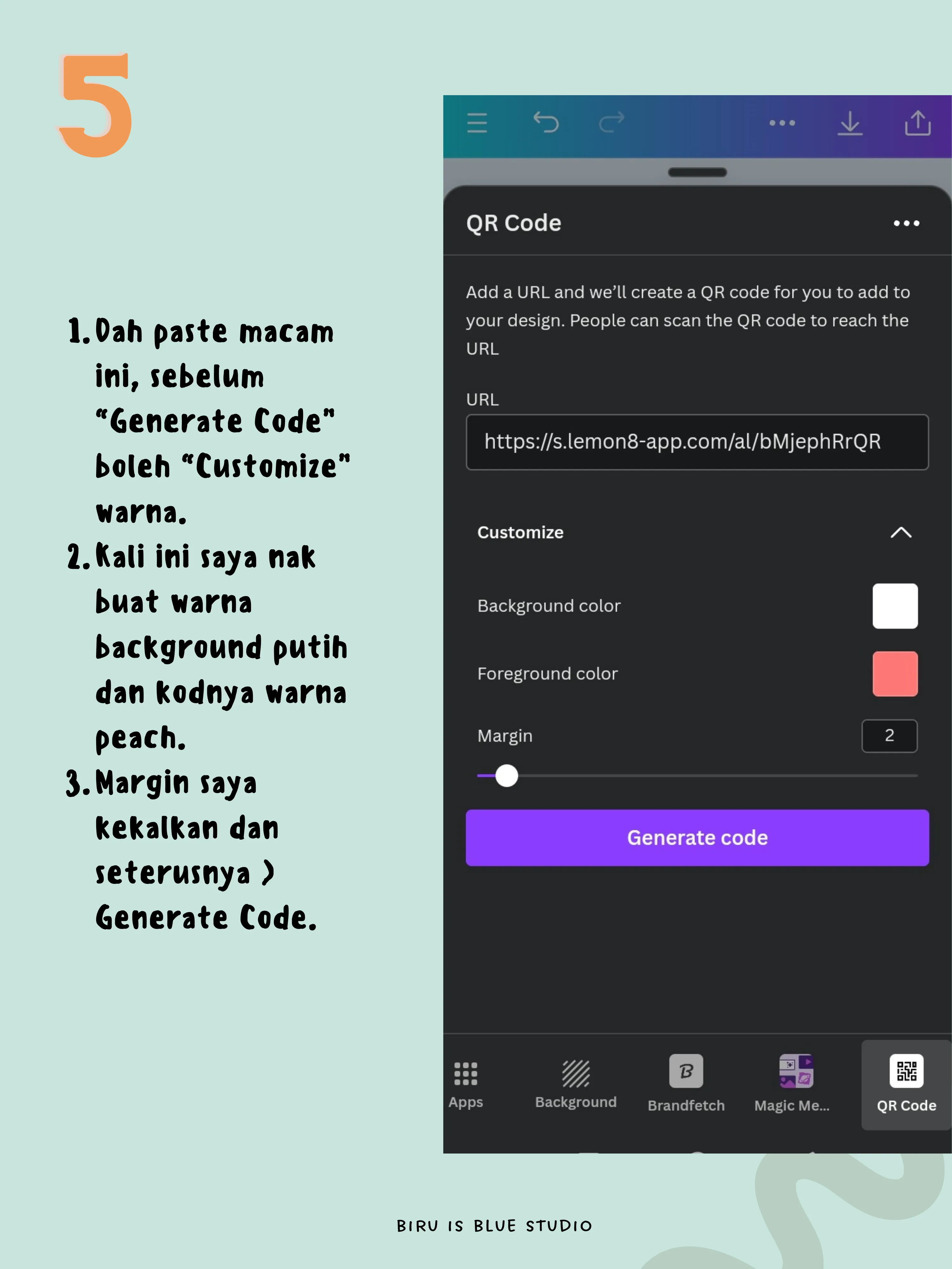 template qr code bank - Carian Lemon8