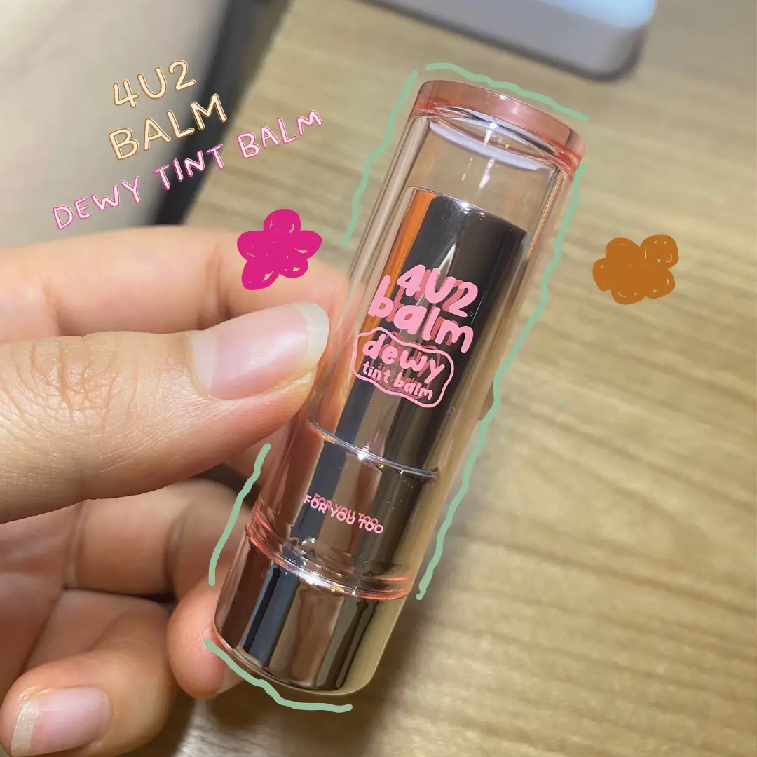 4U2 balm dewy tint balm #04 | แกลเลอรีที่โพสต์โดย Aunging | Lemon8