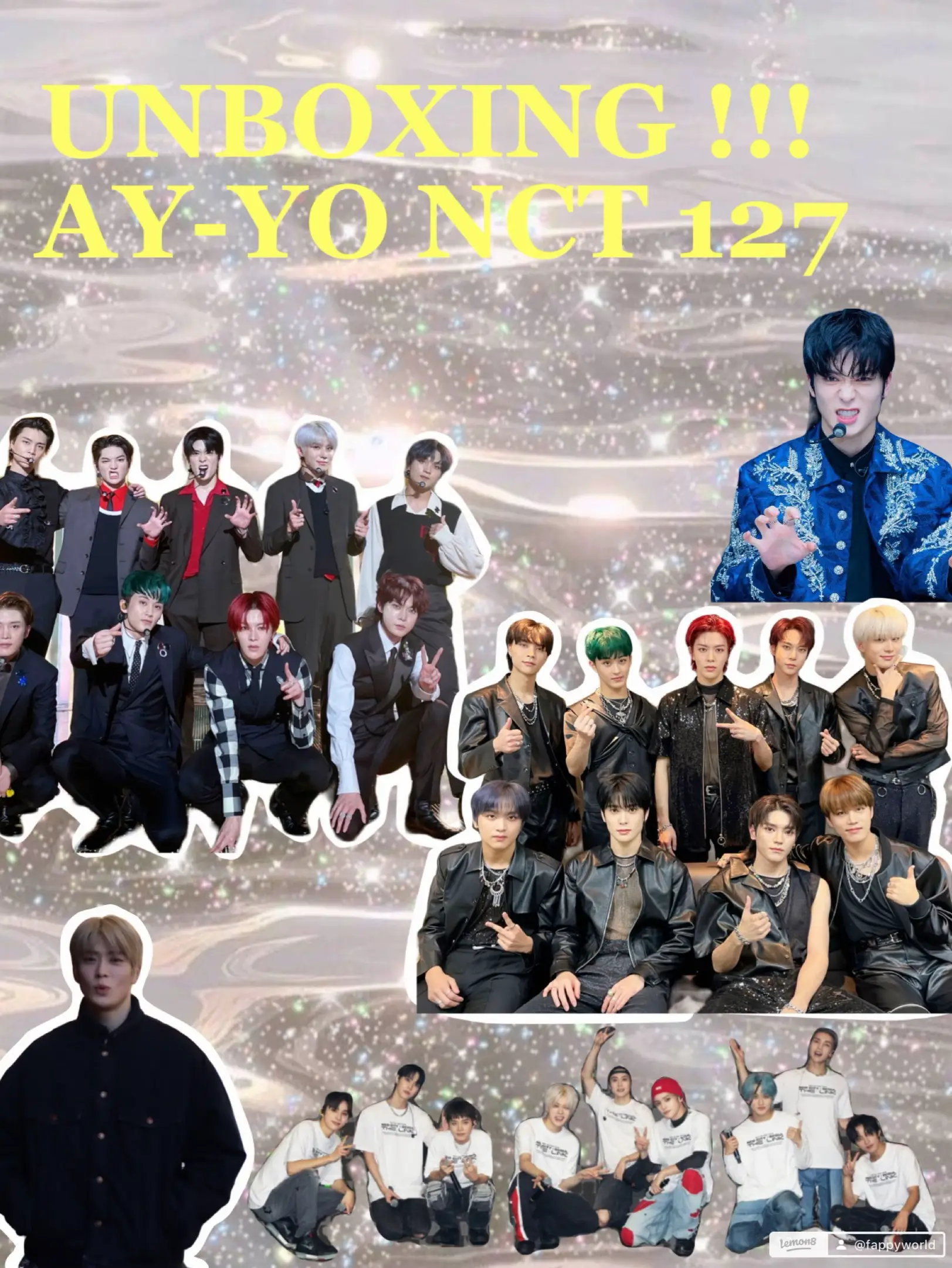 UNBOXING!!! AY-YO NCT 127💙🩵 | วิดีโอที่เผยแพร่โดย ฝ้ายชา 🧵 | Lemon8