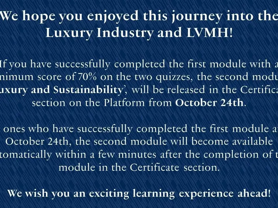 ANSWERS to 2nd quiz of LVMH 1st module 1️⃣🫶 | Gallery posted by kerker ...