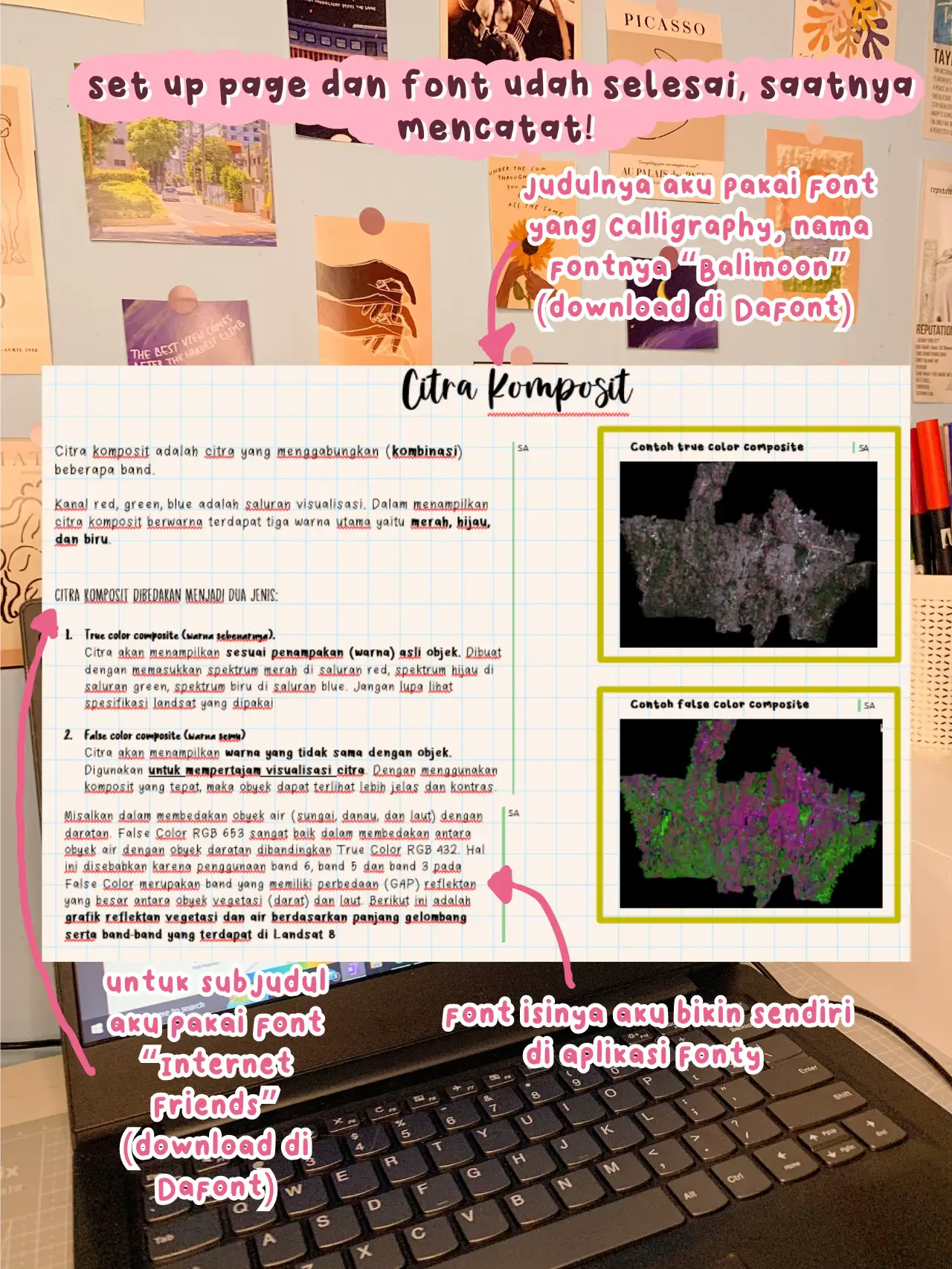 CARA BIKIN AESTHETIC NOTES DI ONENOTE! | Galeri diposting oleh ...