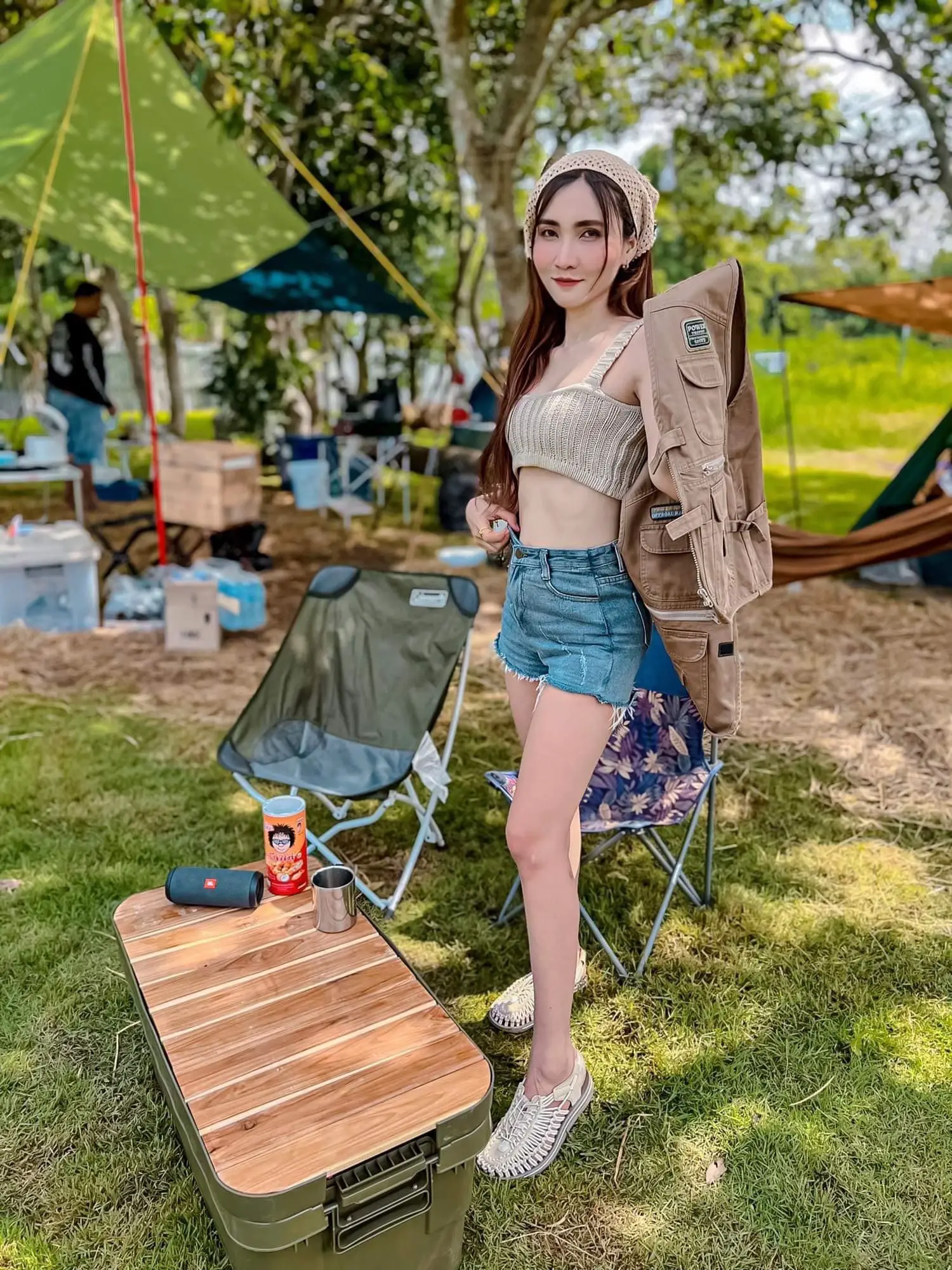 แต่งตัวไปแคมป์ปิ้ง | แกลเลอรีที่โพสต์โดย Pumpuy | Lemon8