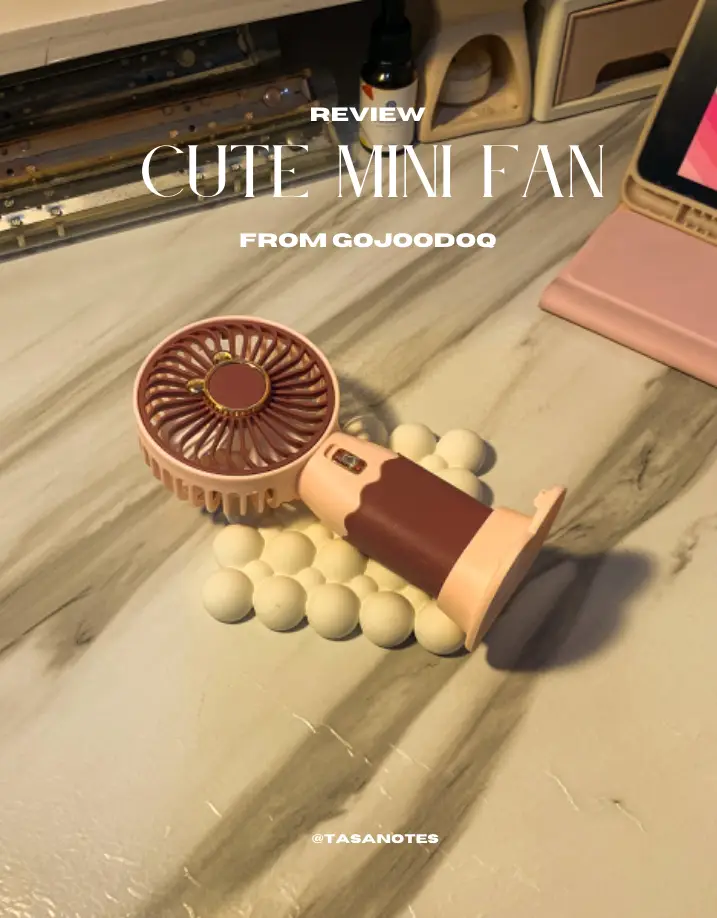 Review Cute Mini Fan From Gojoodoq! 💗 | Gallery posted by tasanotes ...