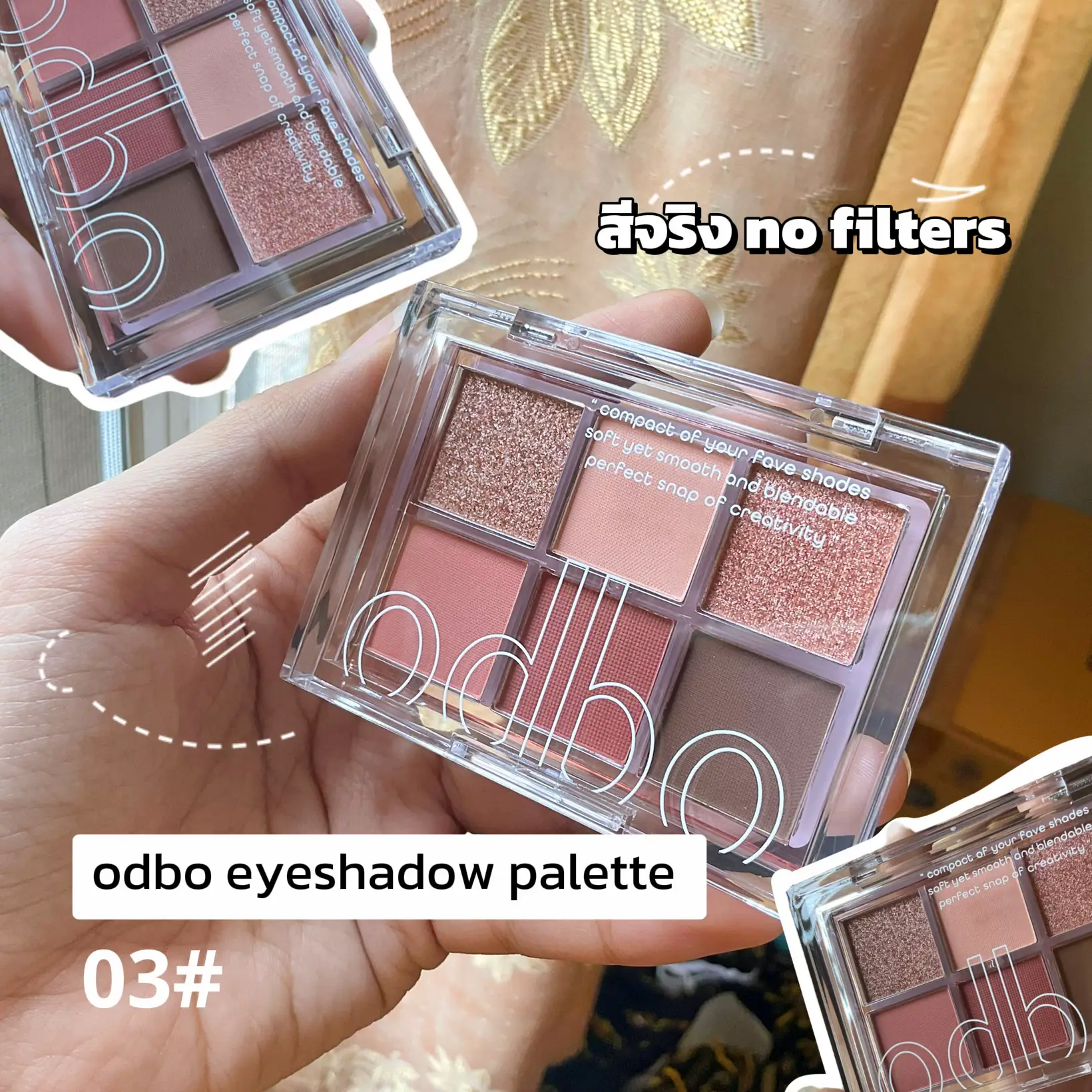 odbo eyeshadow palette 03# | แกลเลอรีที่โพสต์โดย ZandZ | Lemon8