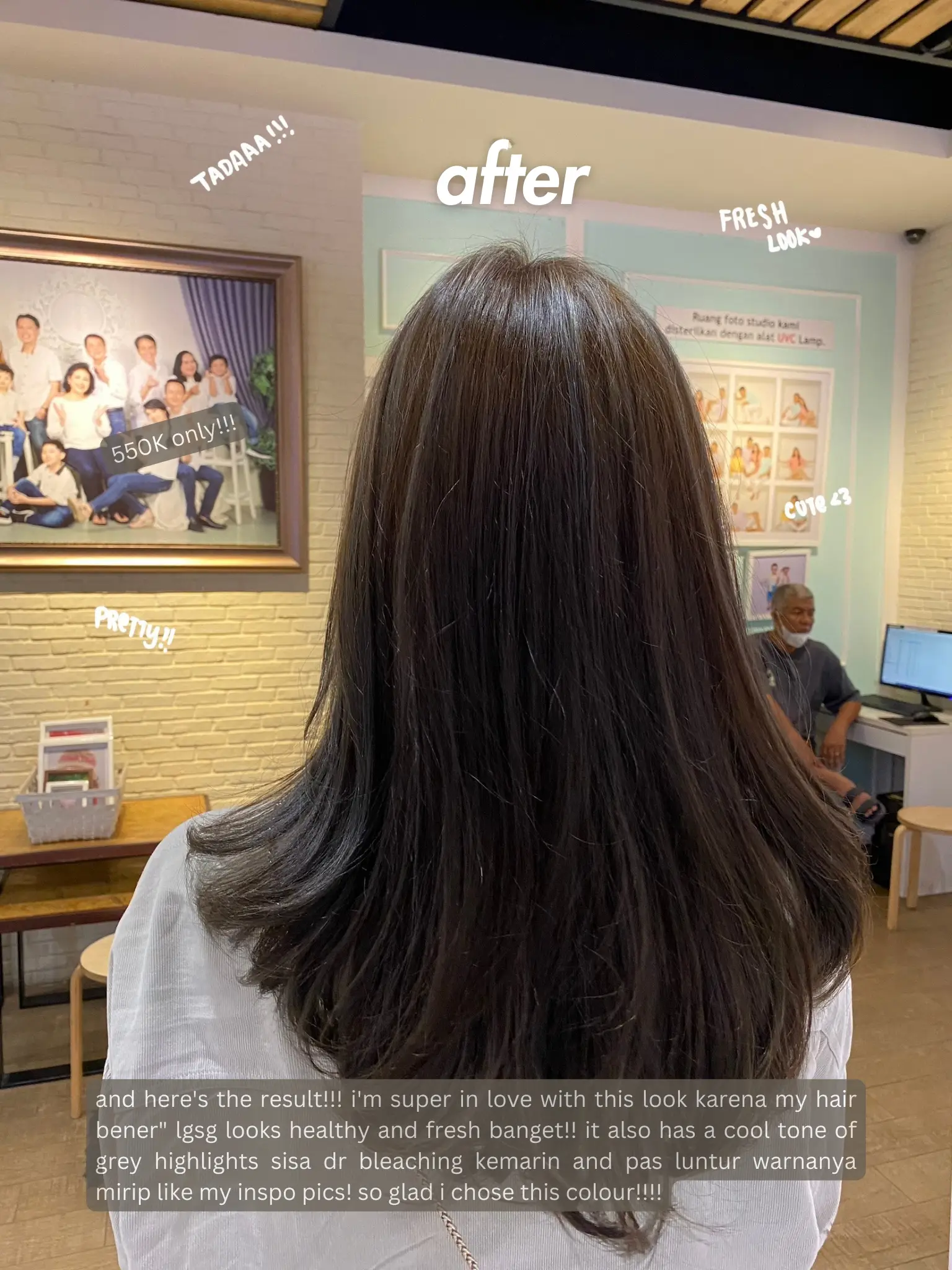 deep tone ash grey hair makeover??!!🫣🤩🪄 | Galeri diposting oleh nessa ...