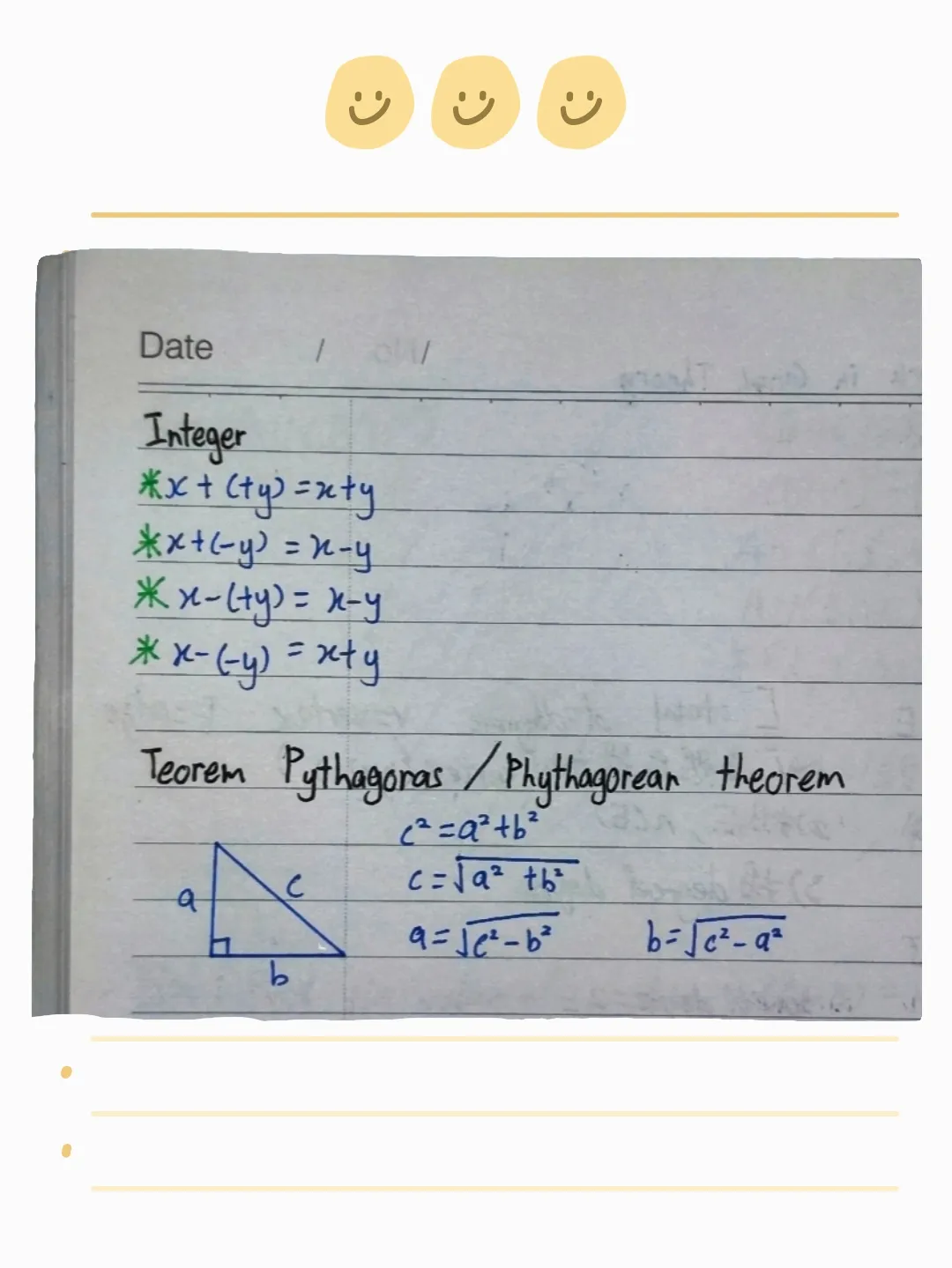 Math Formulas Form 1, 2, 3. Simple🤓☝️Malay/English | Galeri disiarkan ...