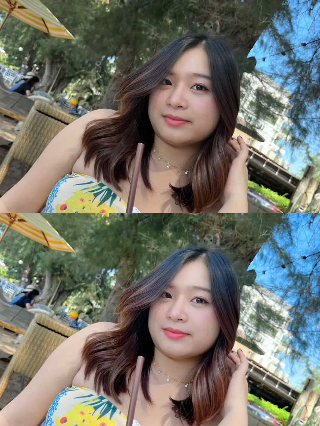 เปลี่ยนสีรูปมืดๆให้สดใส🥰💖💙 | แกลเลอรีที่โพสต์โดย Pim Rich | Lemon8