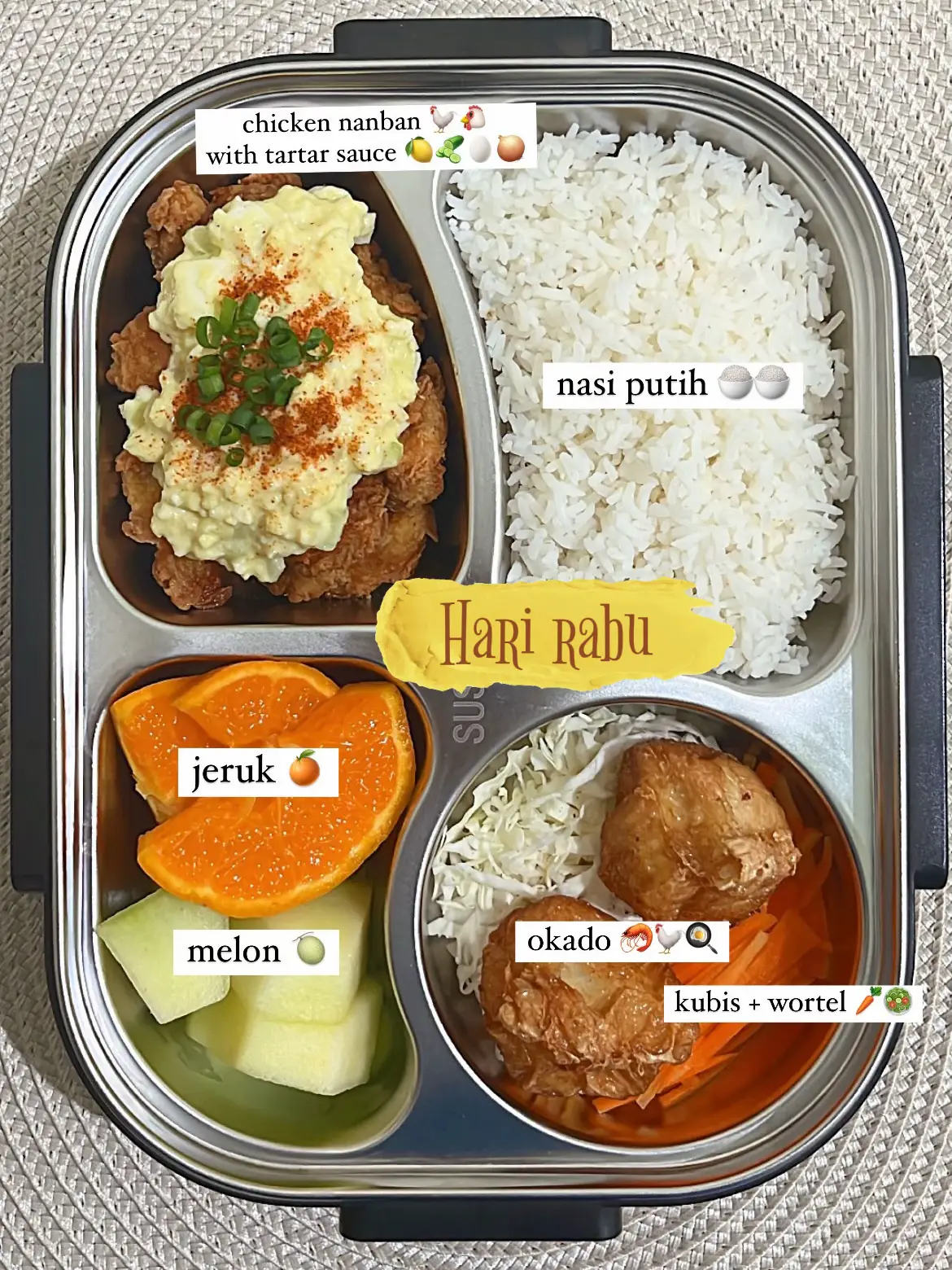 Ide bekal 1 minggu buat pak suami Part 5 | Galeri diposting oleh Annisa Andina | Lemon8