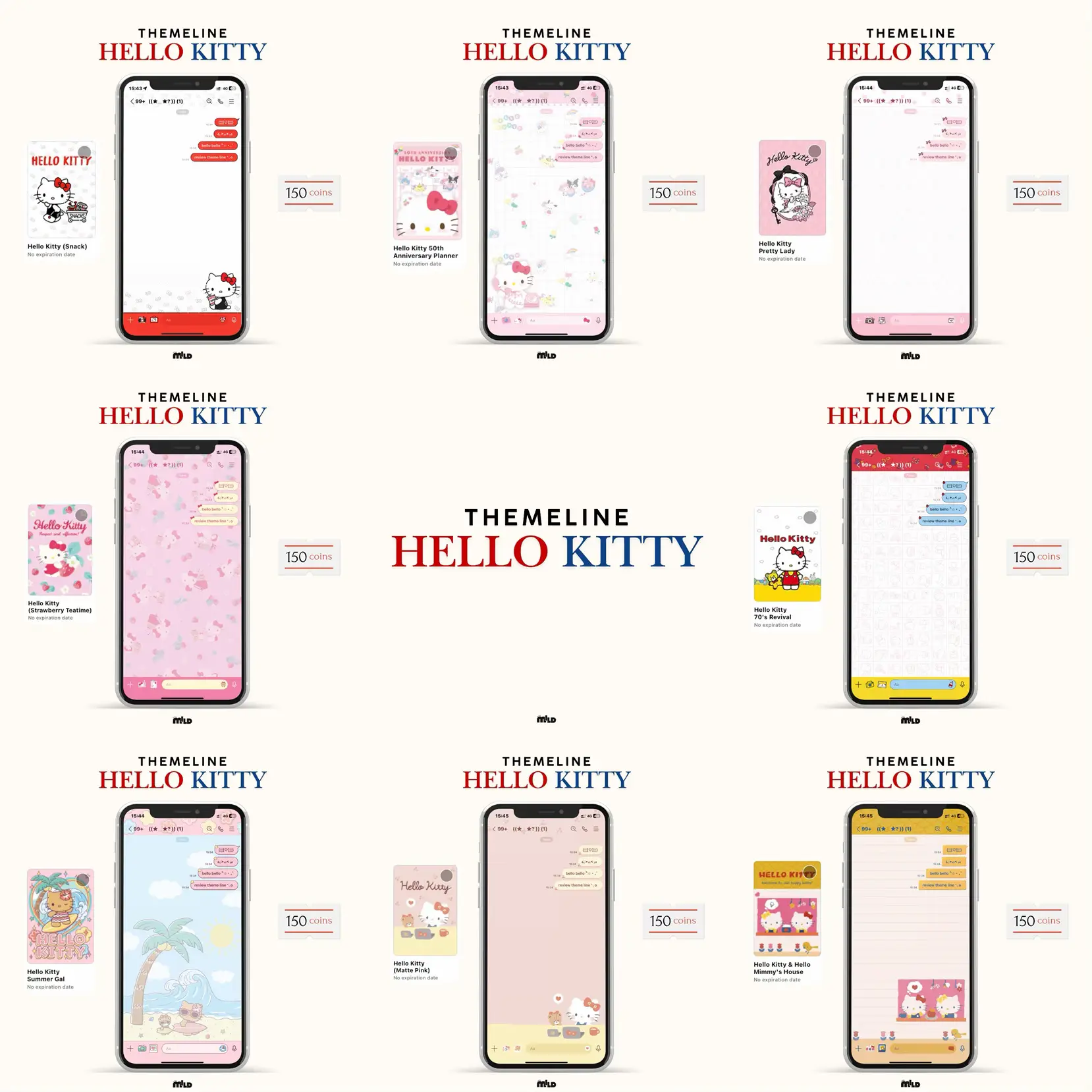 ป้ายยาธีมไลน์ “Hello Kitty" ที่เค้าชอบใช้ ♥️ | แกลเลอรีที่โพสต์โดย ໒꒰ྀི -᷅ ⤙ -᷄ ꒱ྀི১ | Lemon8