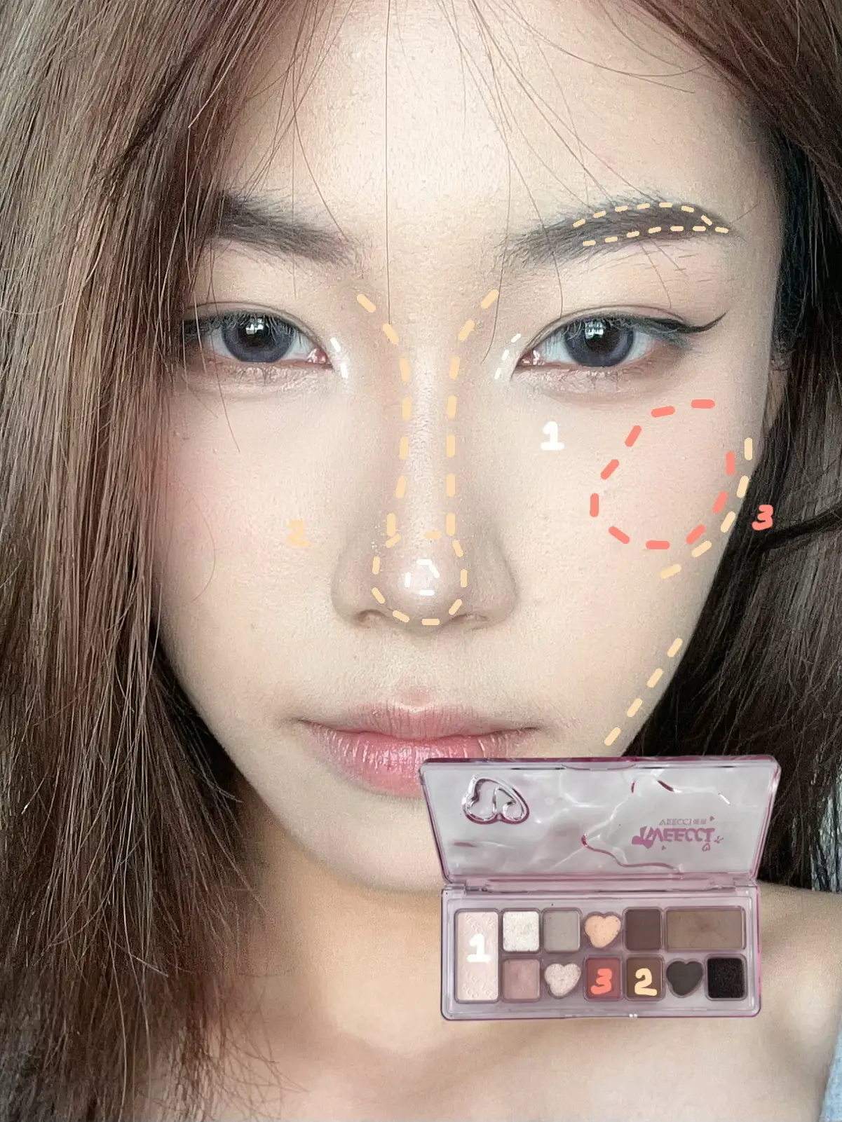 ABG makeup tutorial ลุคสาวเอเชียฝอ ♥️ 🏼 | แกลเลอรีที่โพสต์โดย pm݂ ྀི১ ...