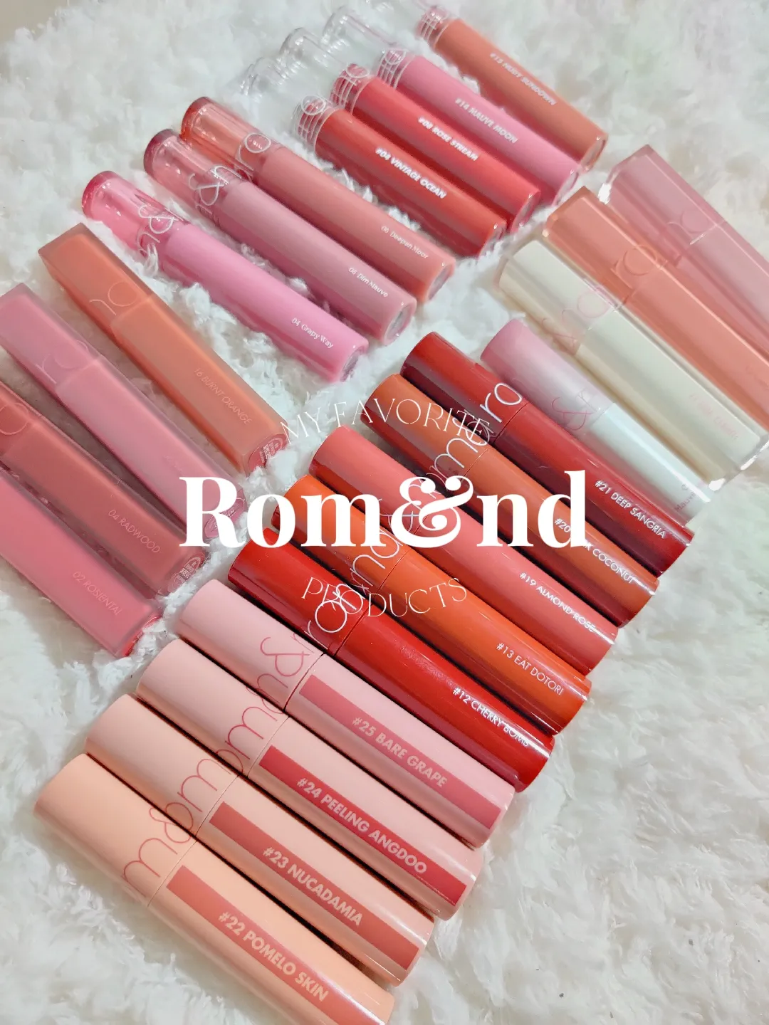 ช่วยด้วยค่ะ หยุดซื้อลิป Rom&nd ไม่ได้ 🥹 | แกลเลอรีที่โพสต์โดย UNA | Lemon8