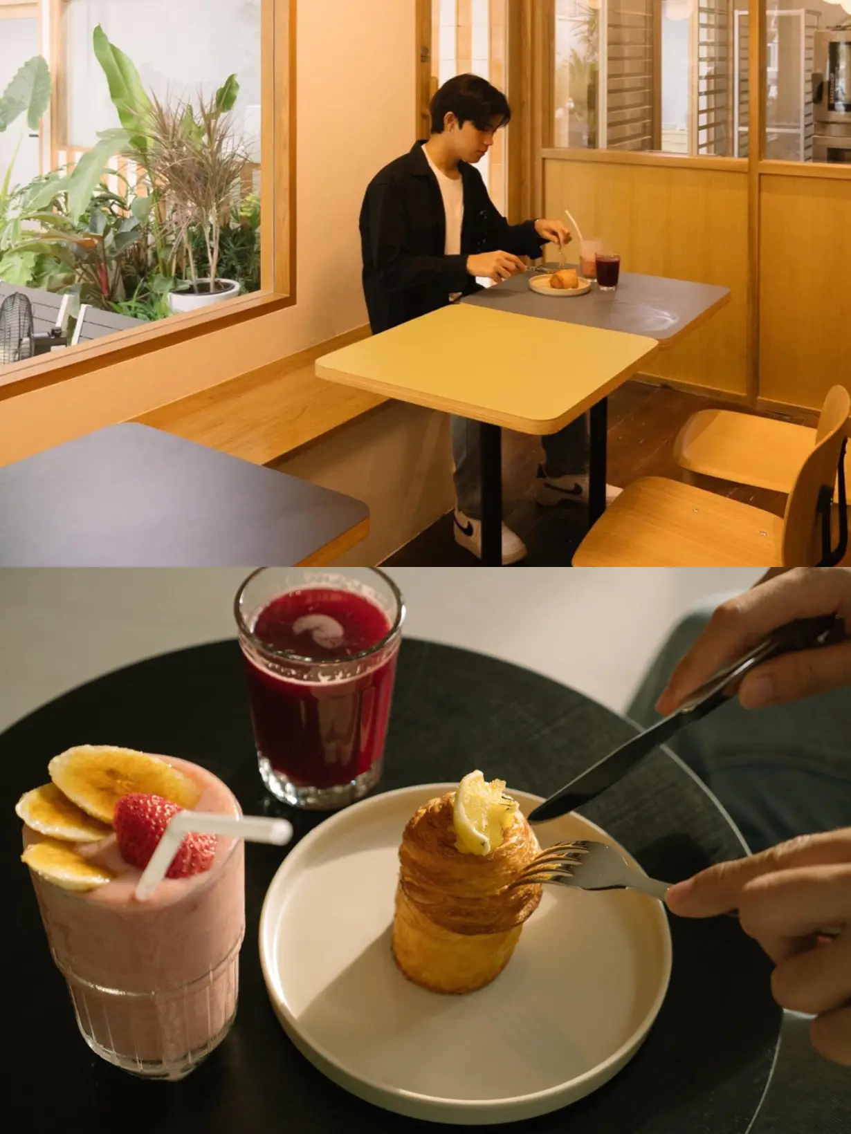 คาเฟ่อยุธยา ‘ Spring Bakehouse ’ 🥯🍴 | แกลเลอรีที่โพสต์โดย lbzero | Lemon8